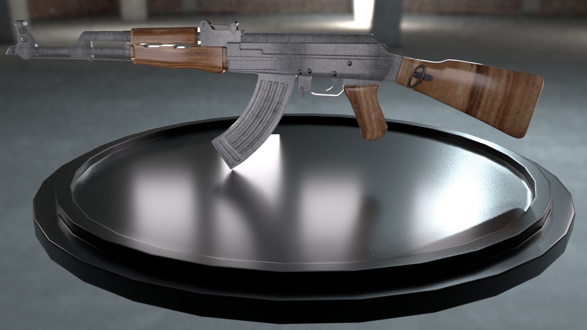 3D Ak-47 Model - TurboSquid 1673236