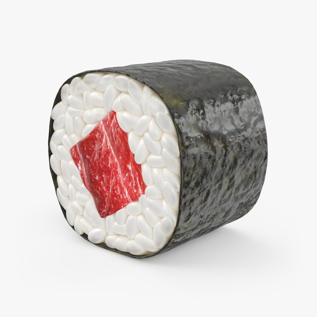 3D Tekka Maki Sushi model - TurboSquid 2082076