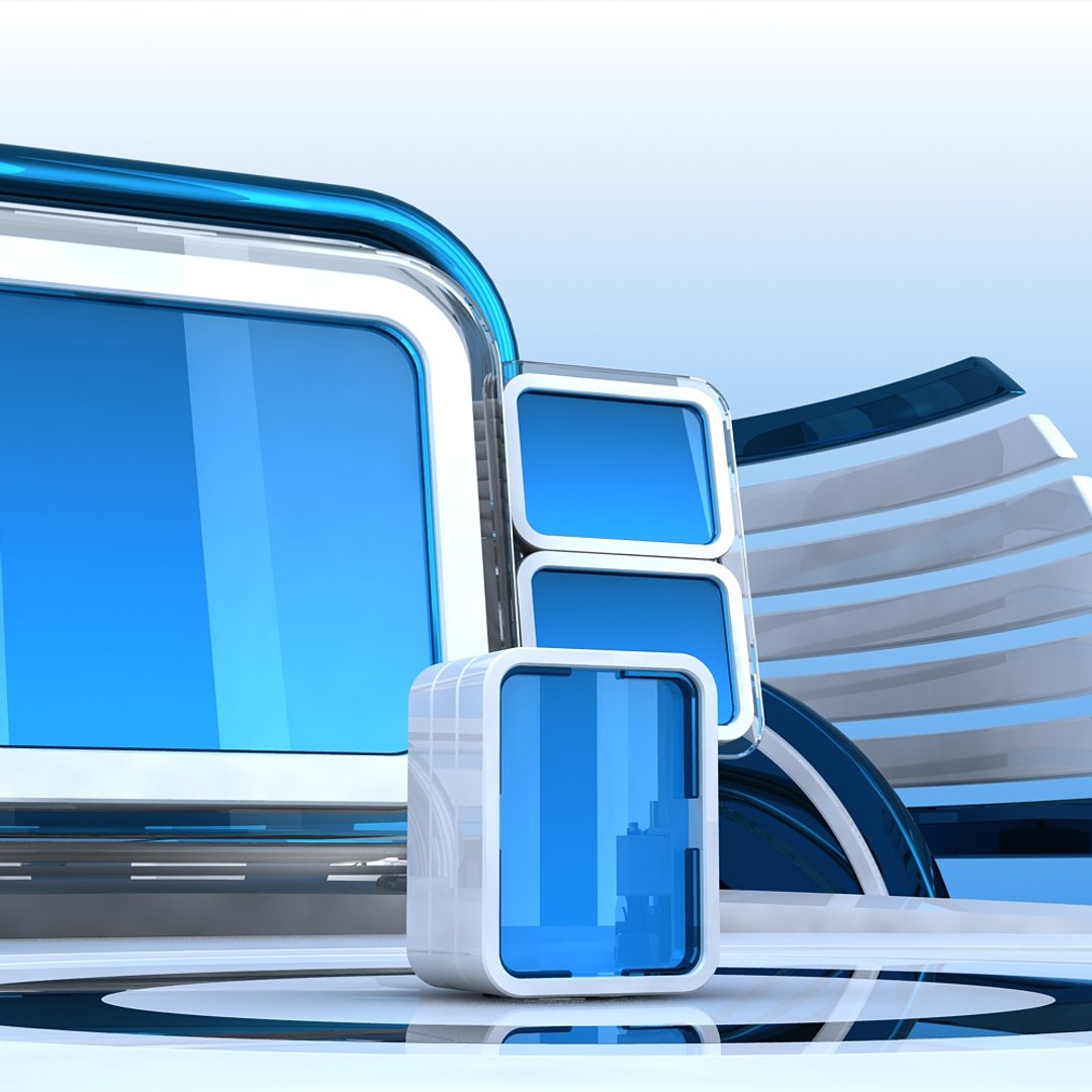 maya virtual tv studio set