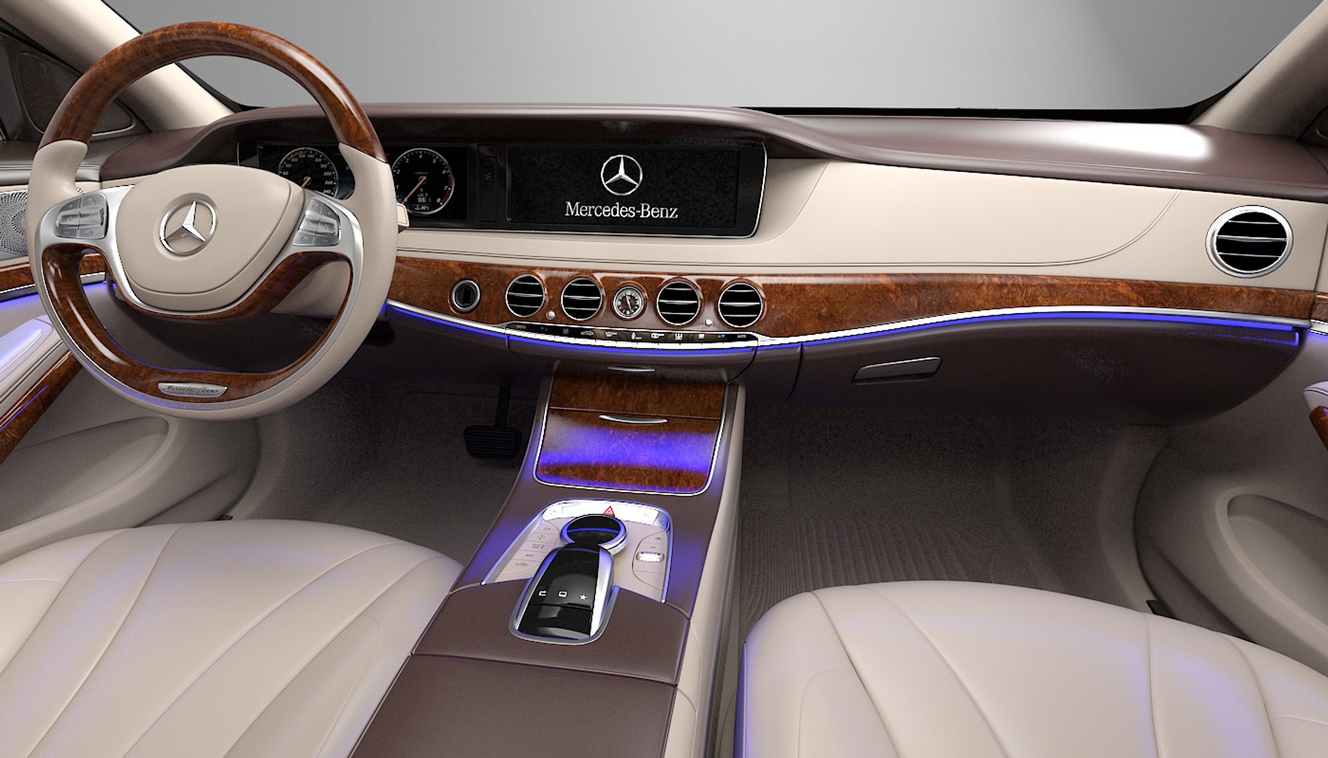 3d 2016 Mercedes Benz S-class