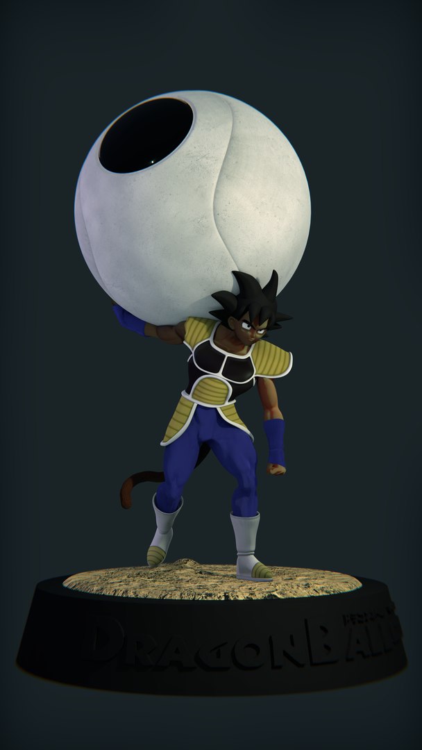 Dragon Ball Bardock 3D - TurboSquid 1509439