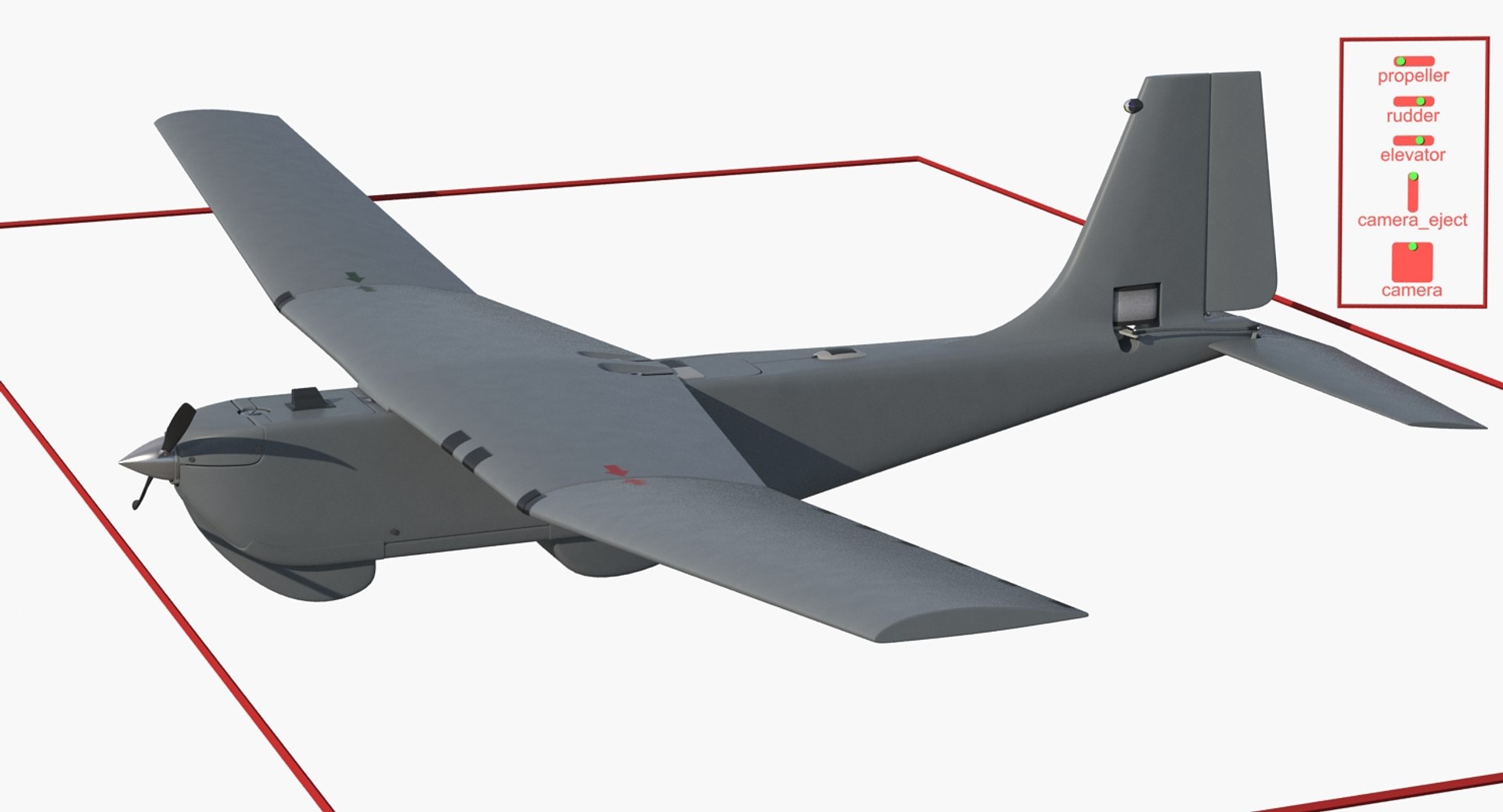 Remote Controlled Uas Puma 3D - TurboSquid 1227516