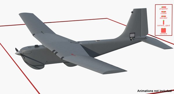 Remote controlled uas puma 3D - TurboSquid 1227516