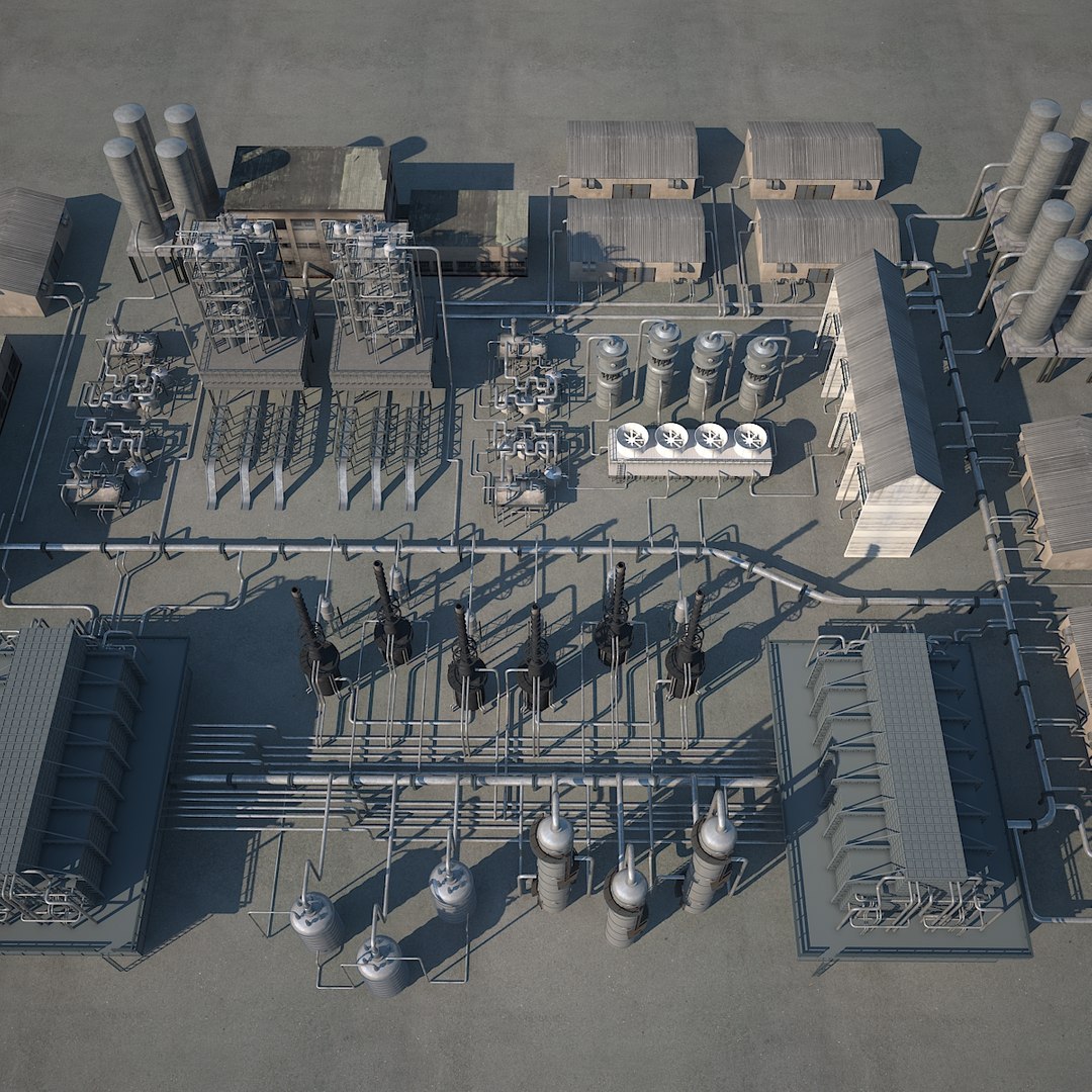 3d model refineries