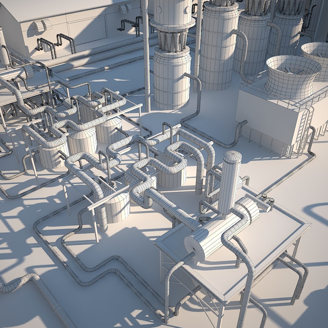 3d model refineries