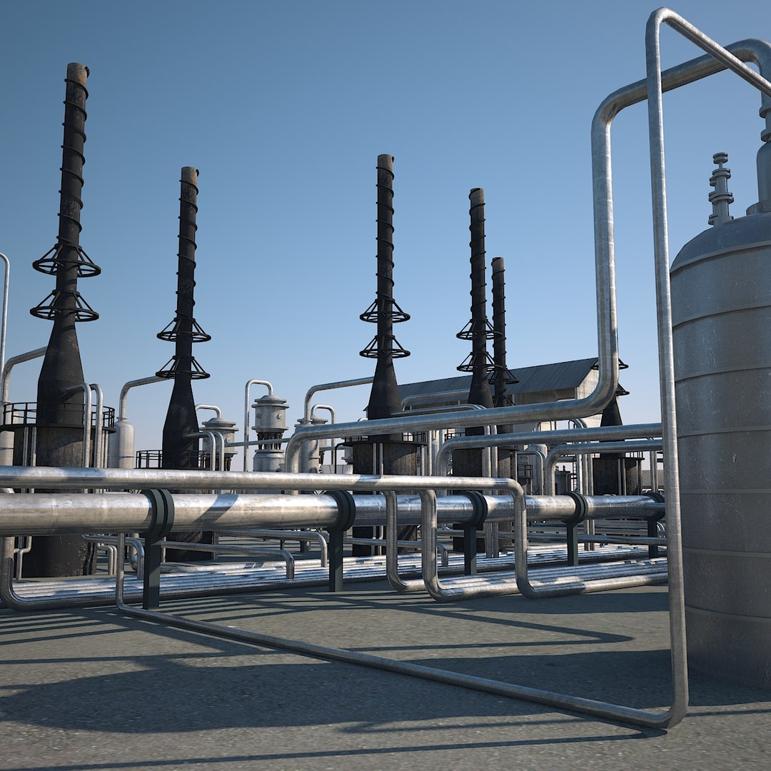 3d model refineries