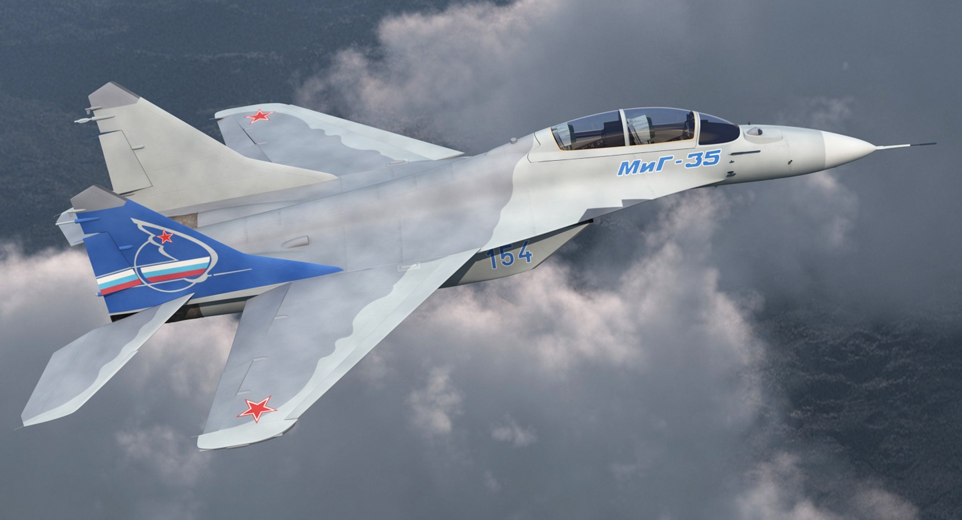 Fighter Mikoyan Mig-35 Fulcrum 3D Model - TurboSquid 1255542