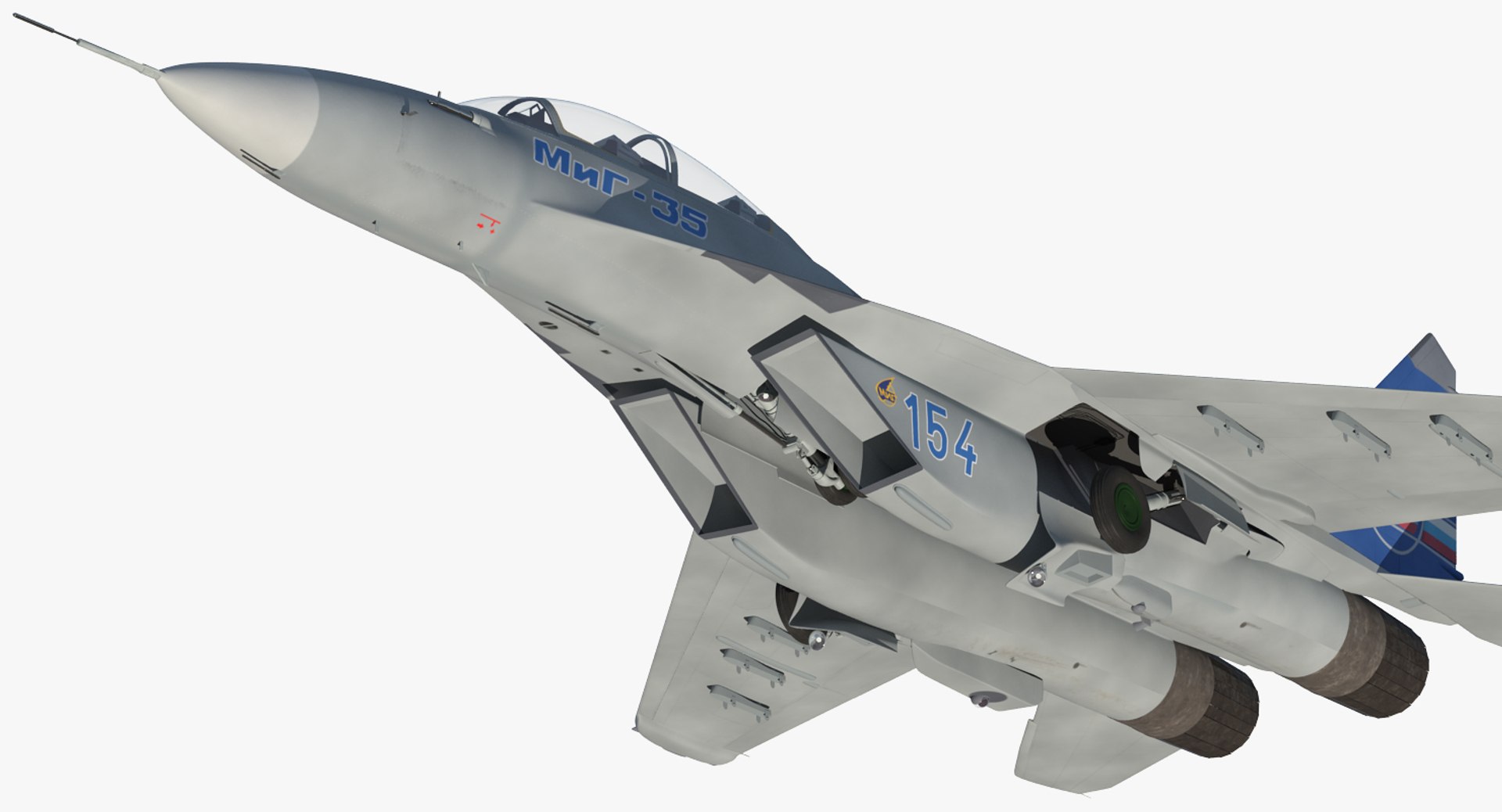 Fighter Mikoyan Mig-35 Fulcrum 3D Model - TurboSquid 1255542