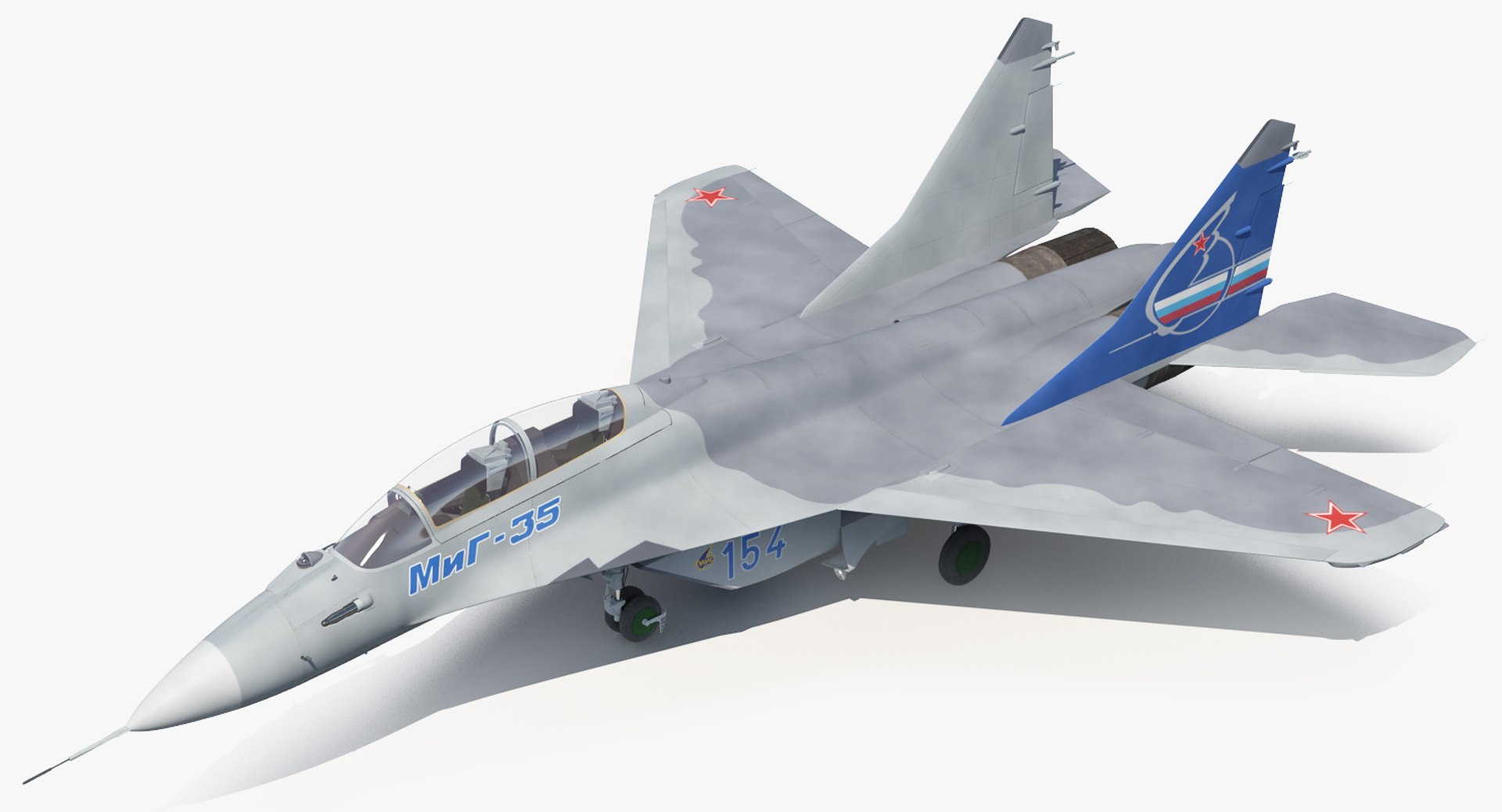 Fighter Mikoyan Mig-35 Fulcrum 3D Model - TurboSquid 1255542