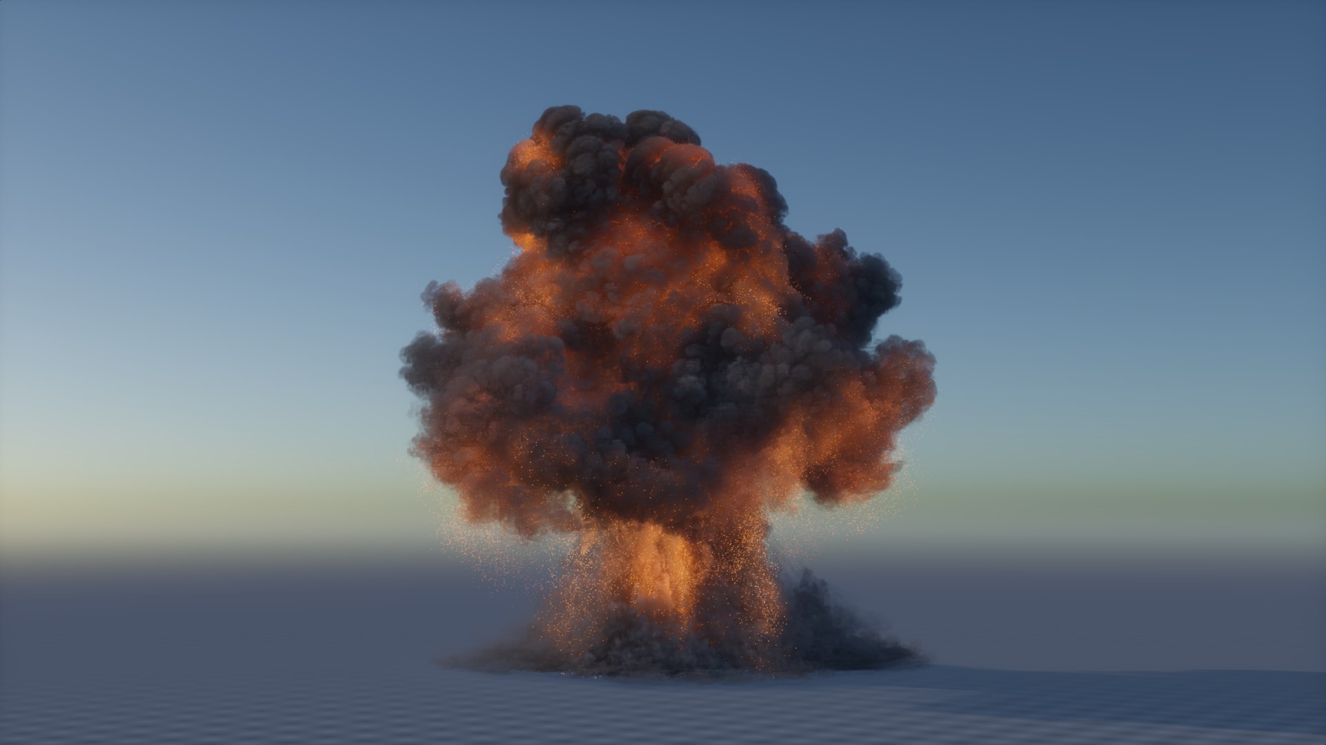 3D 3D Big Explosion Spark-Animation - TurboSquid 2019231