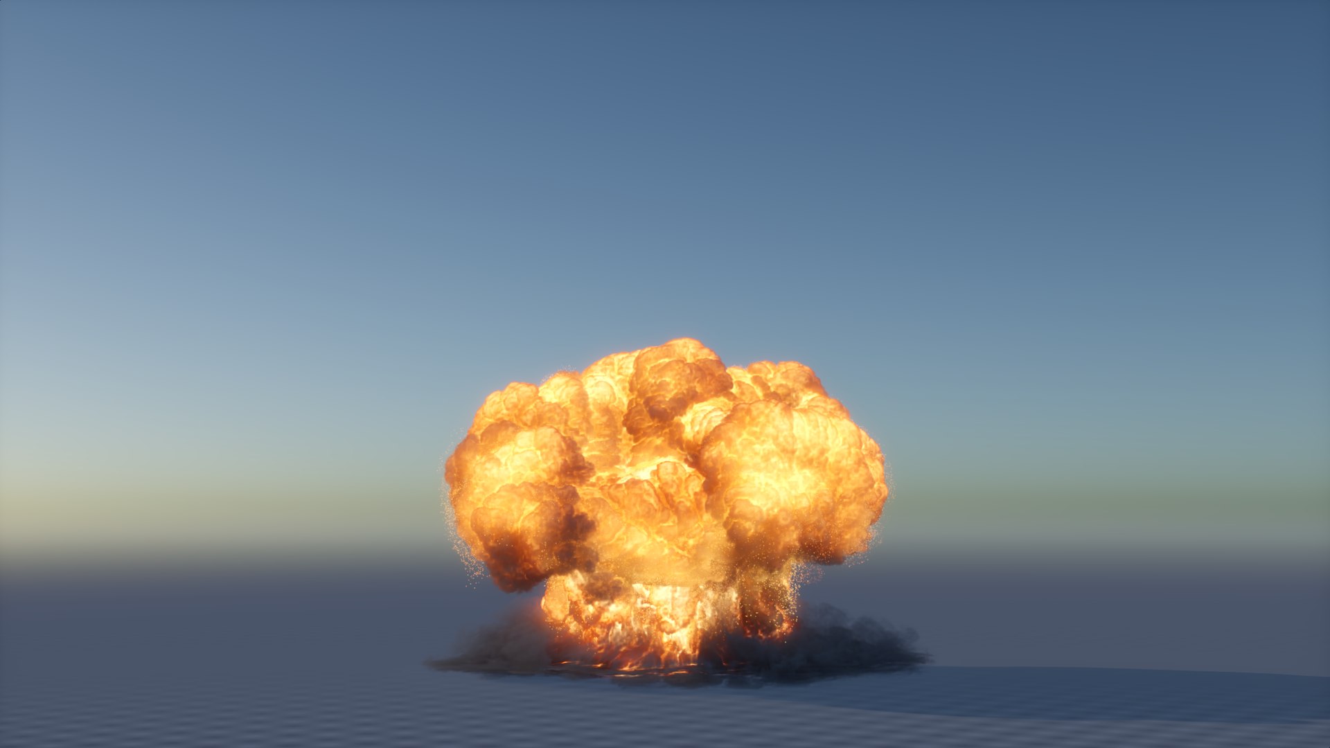 3D 3D Big Explosion Spark-Animation - TurboSquid 2019231