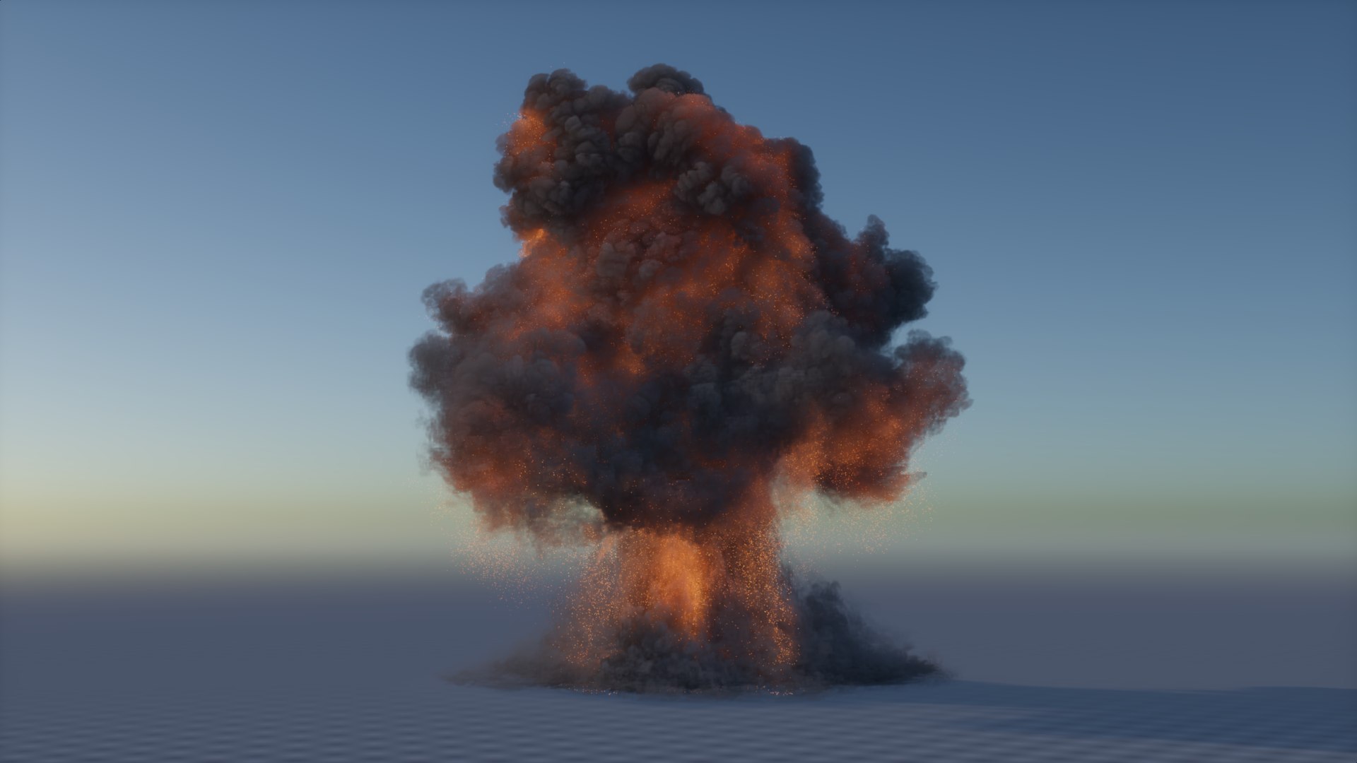 3D 3D Big Explosion Spark-Animation - TurboSquid 2019231