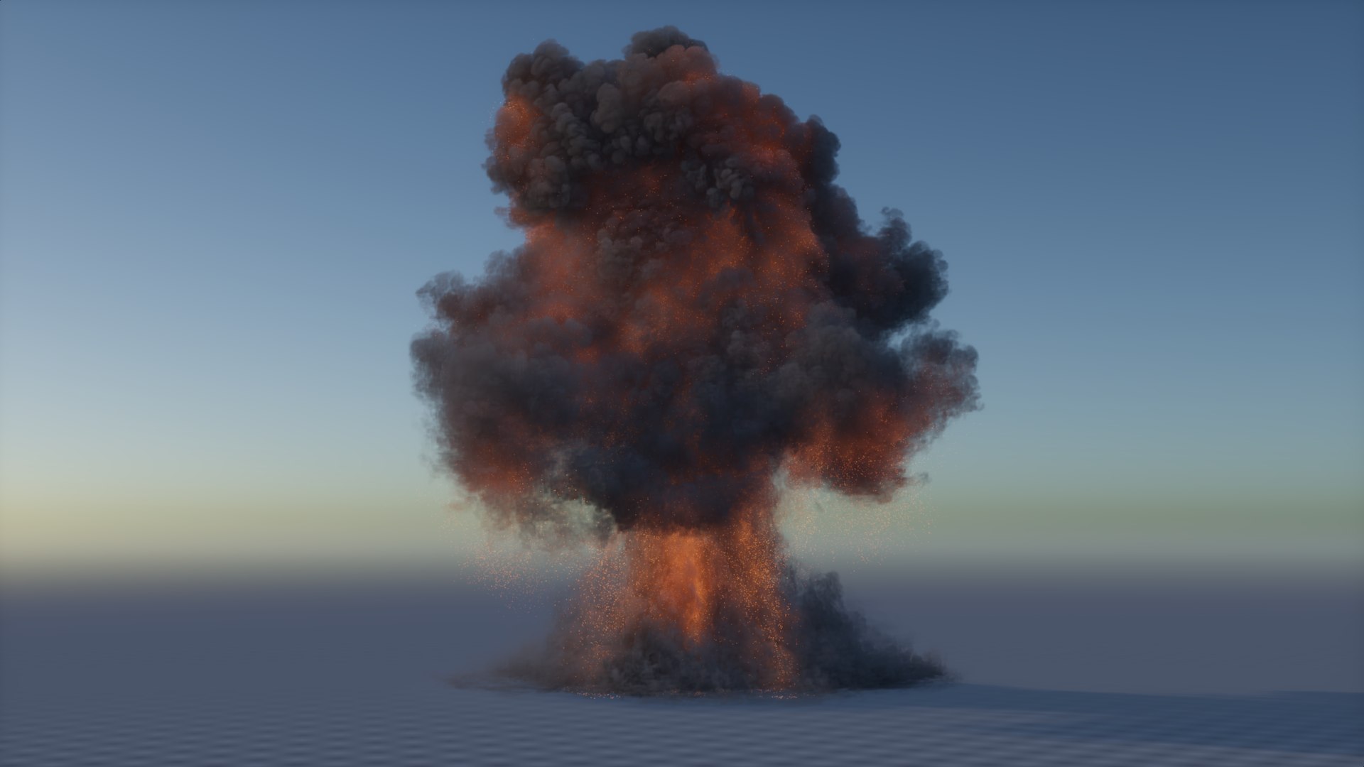 3D 3D Big Explosion Spark-Animation - TurboSquid 2019231