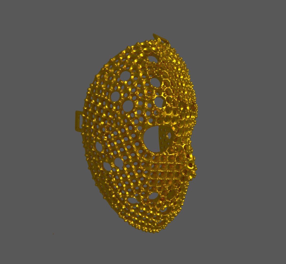 Mask Gold 3D - TurboSquid 1703963