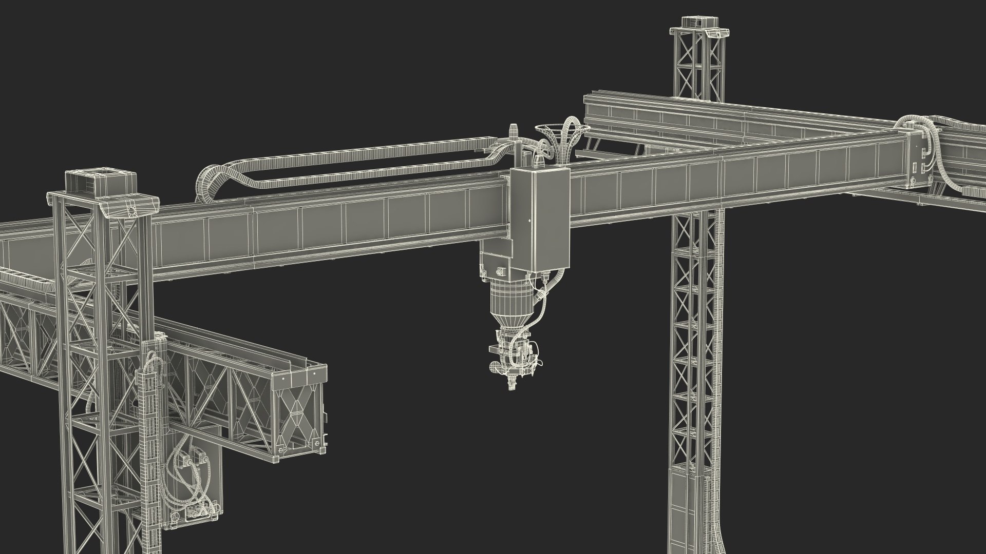 3D Cobod 3D Printer Module For House Building Rigged - TurboSquid 2207091