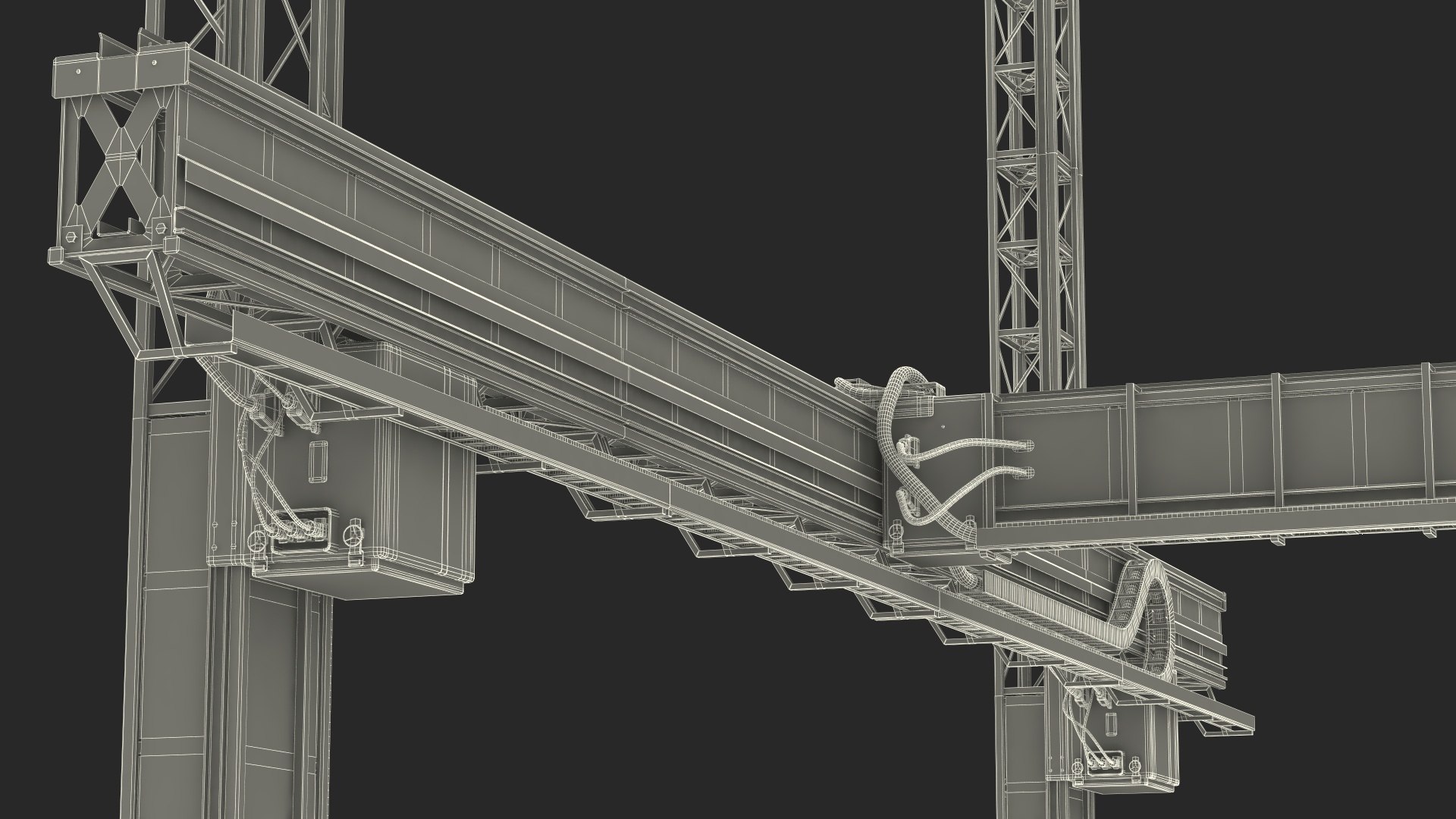 3D Cobod 3D Printer Module For House Building Rigged - TurboSquid 2207091