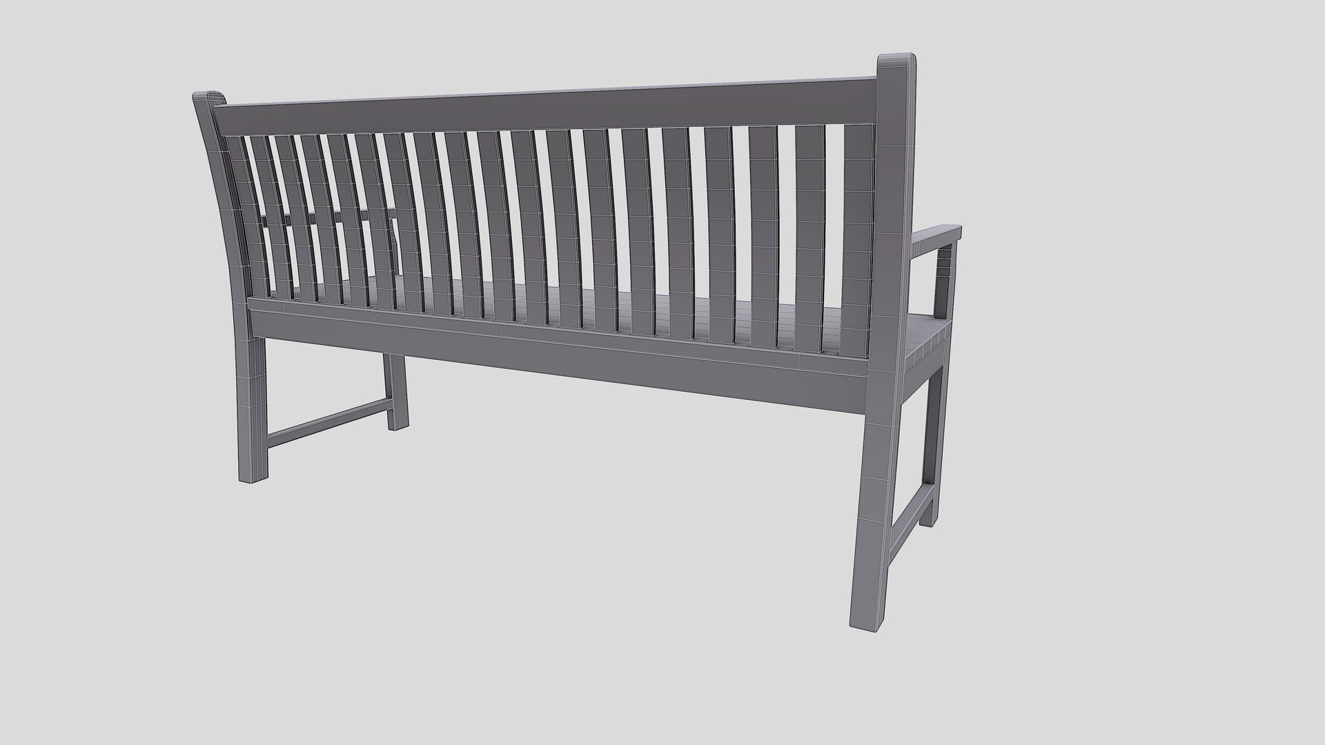 3D Bench 38 With PBR 4K 8K - TurboSquid 1844993