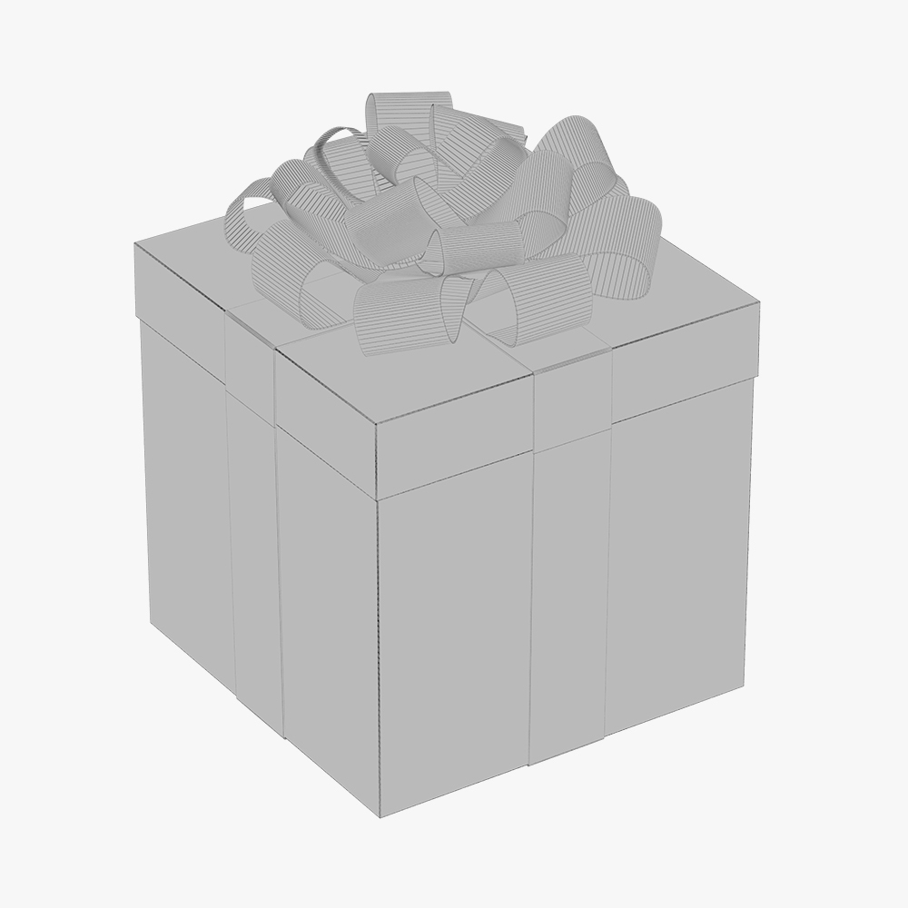3D gift box christmas model - TurboSquid 1326808