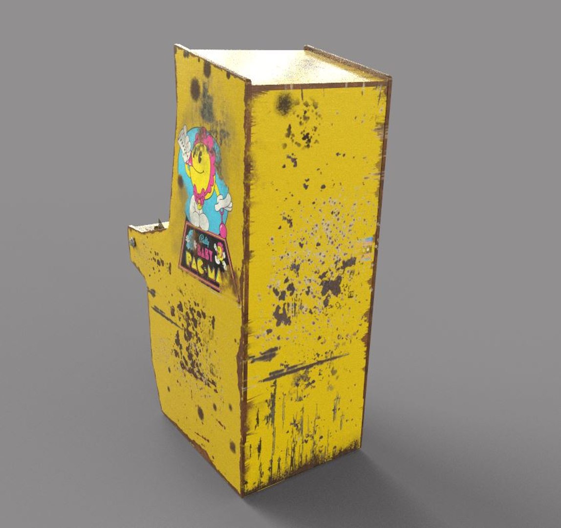 Old Arcade Machine 3D Model - TurboSquid 1639554