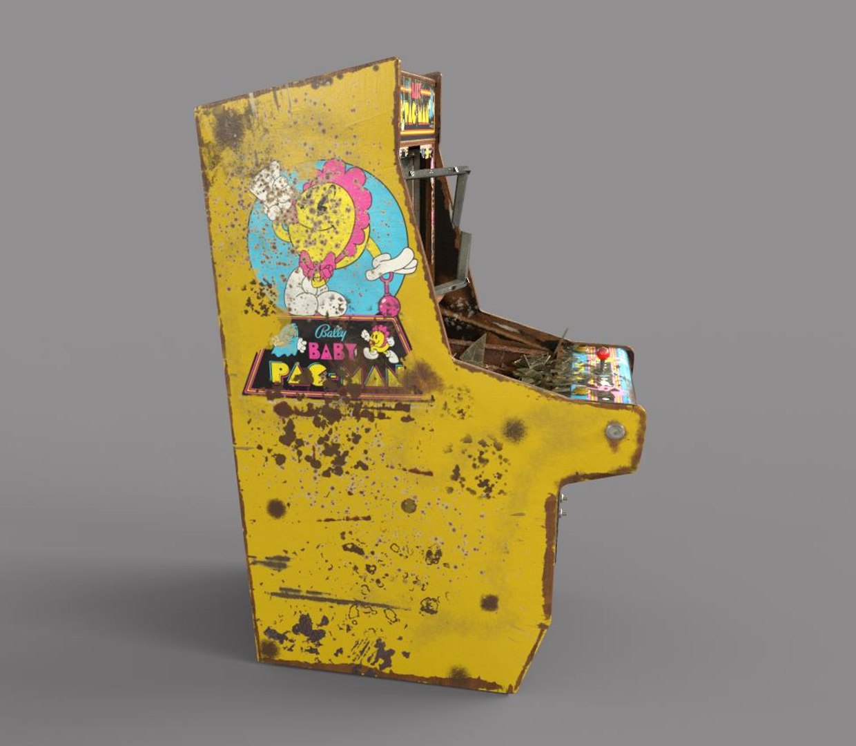 Old Arcade Machine 3D Model - TurboSquid 1639554