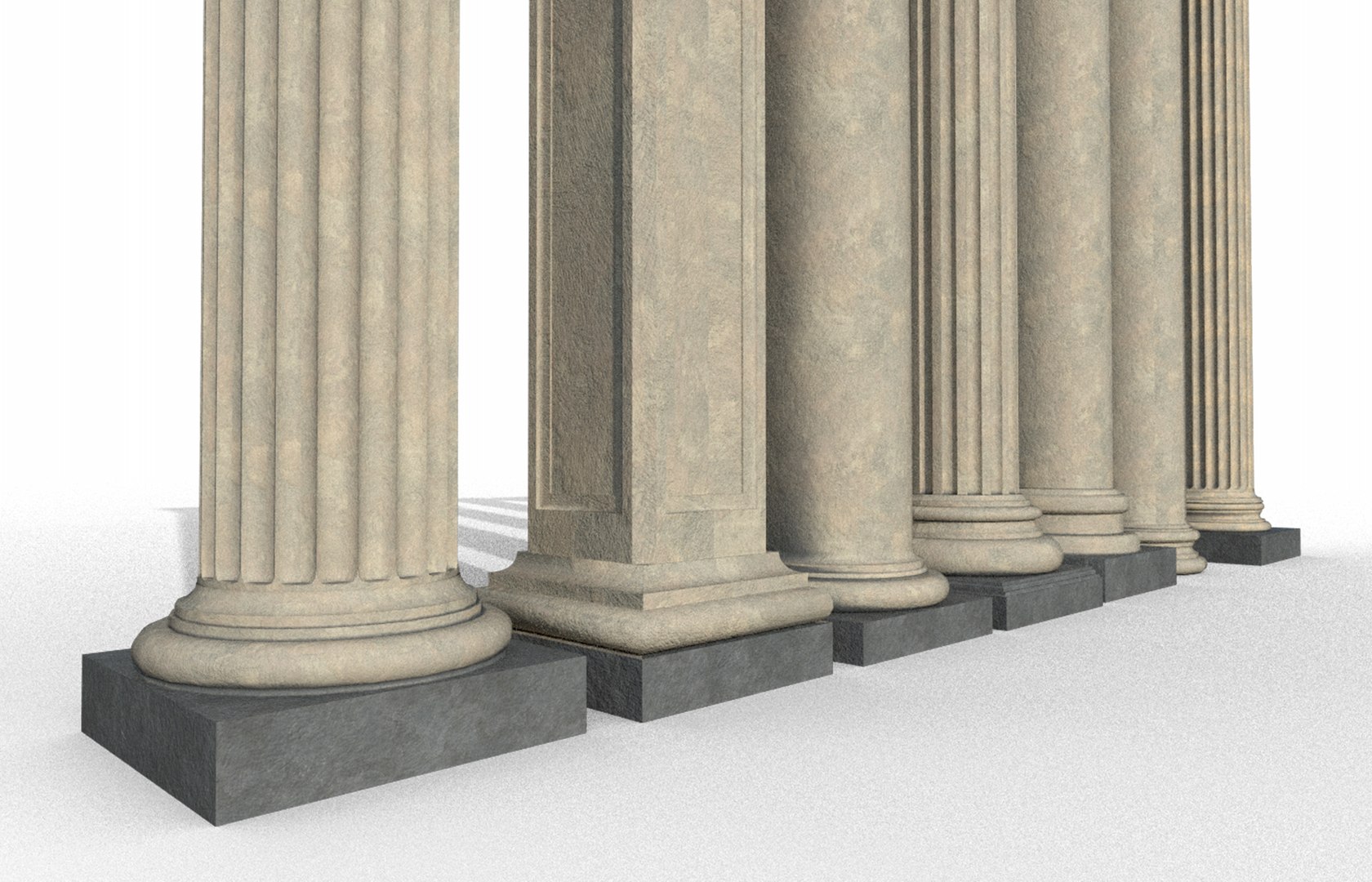 3D pillar model - TurboSquid 2181493