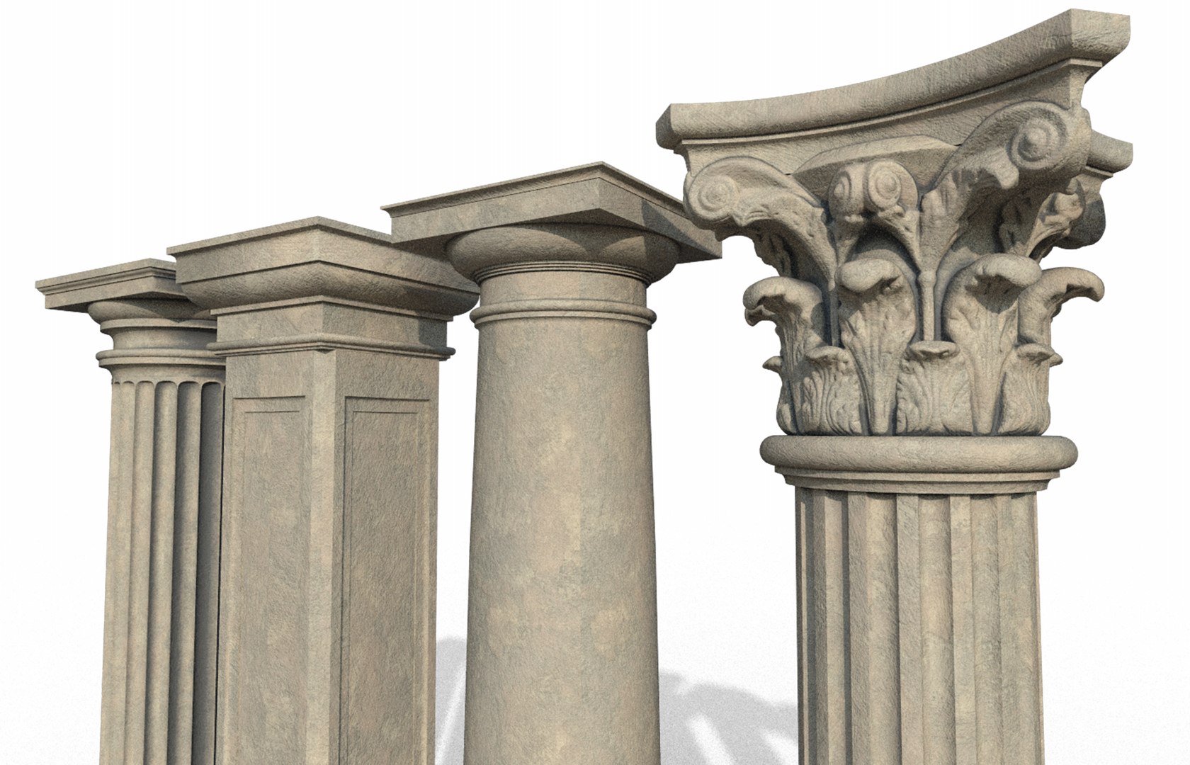 3D pillar model - TurboSquid 2181493