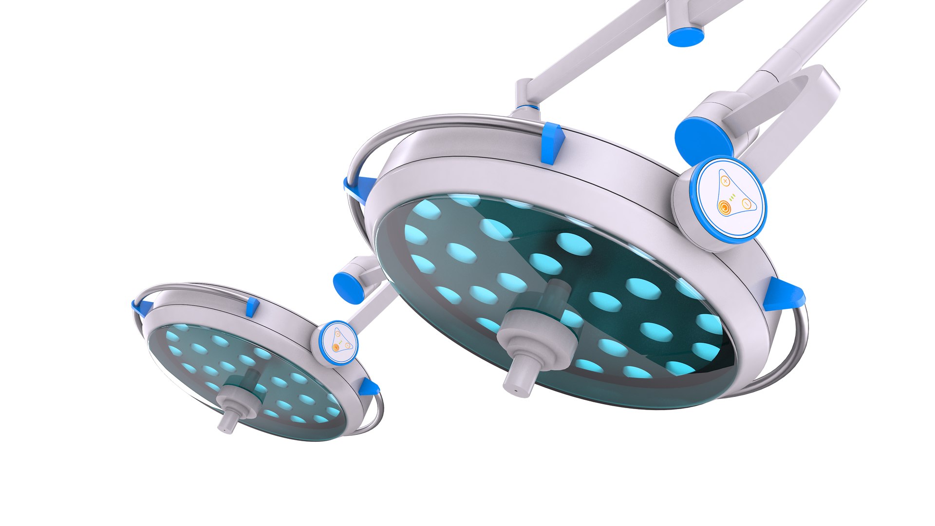 ICU Equipment and Surgery Table Set 3D model - TurboSquid 2093476