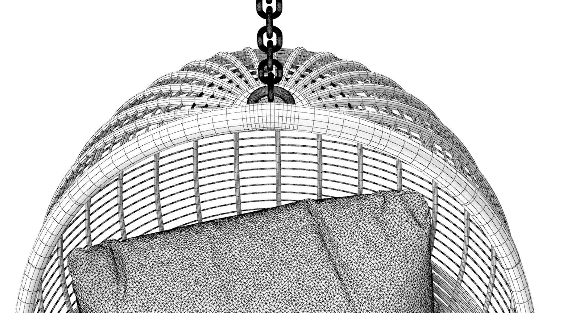 3D Hanging Chair Model - TurboSquid 1409005