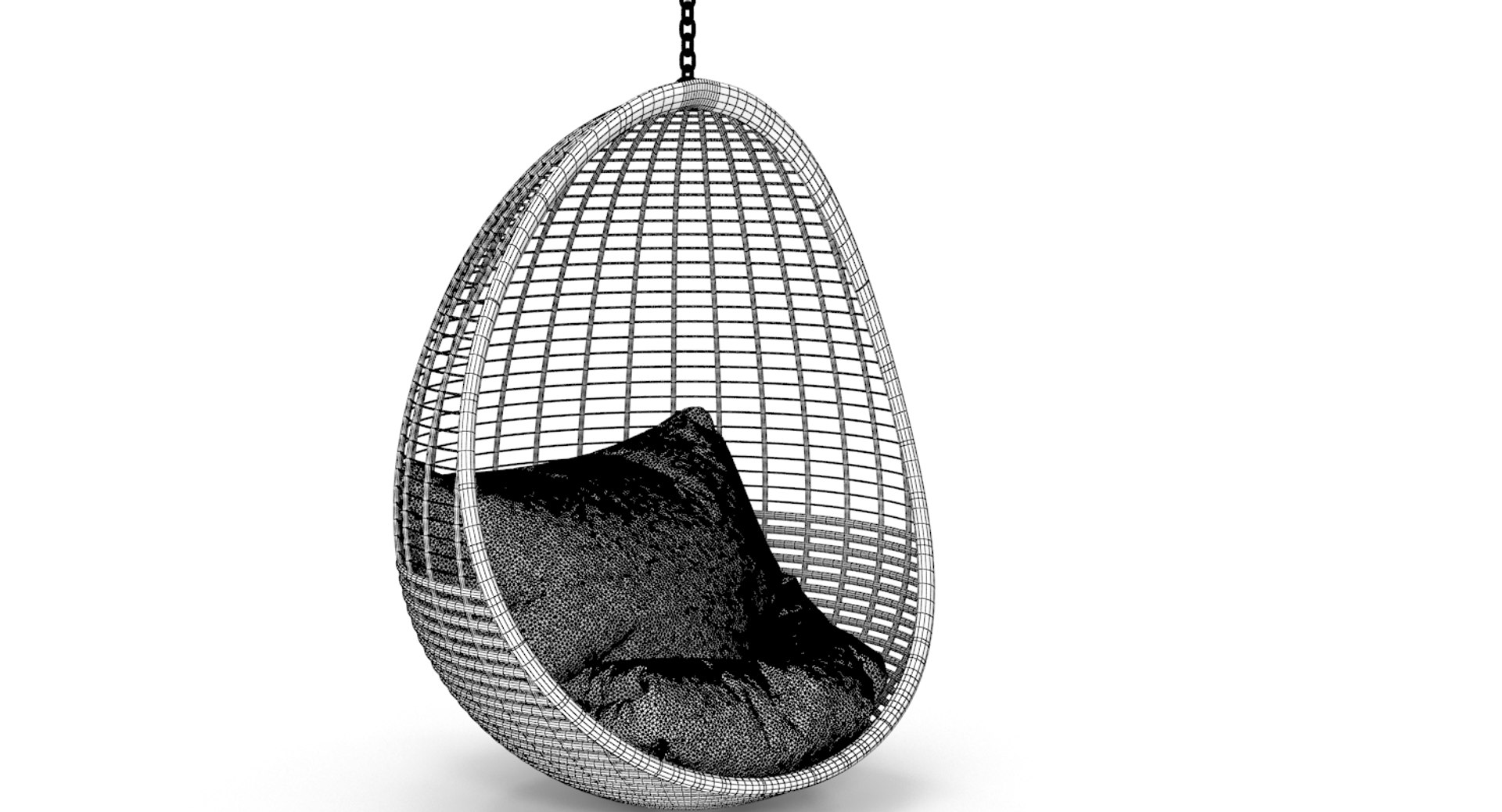 3D Hanging Chair Model - TurboSquid 1409005