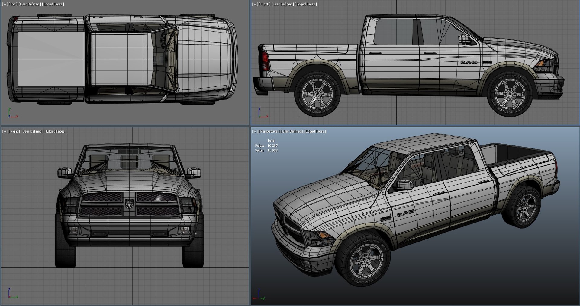 3ds max dodge ram