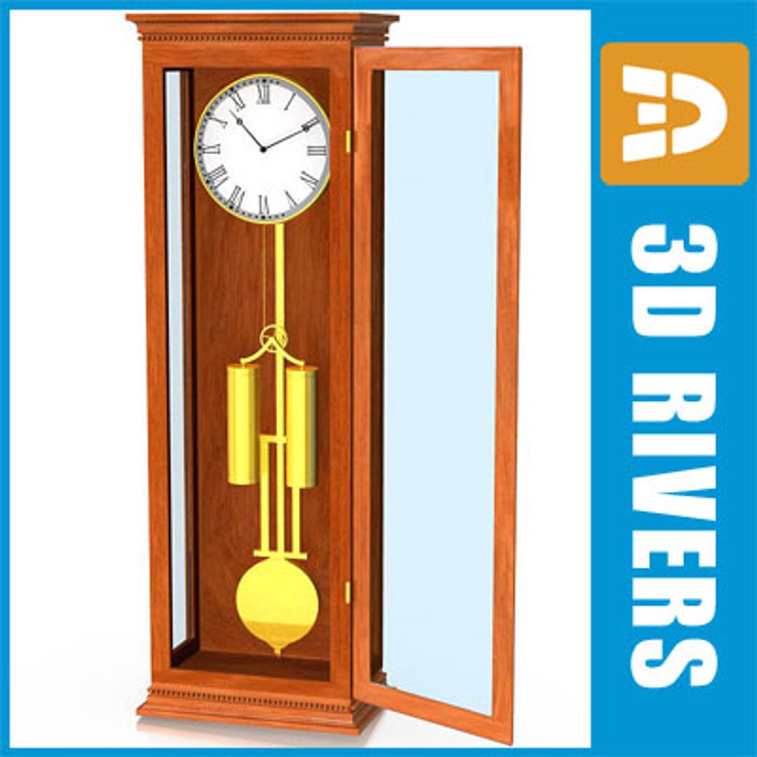 maya grandfather clock standing base