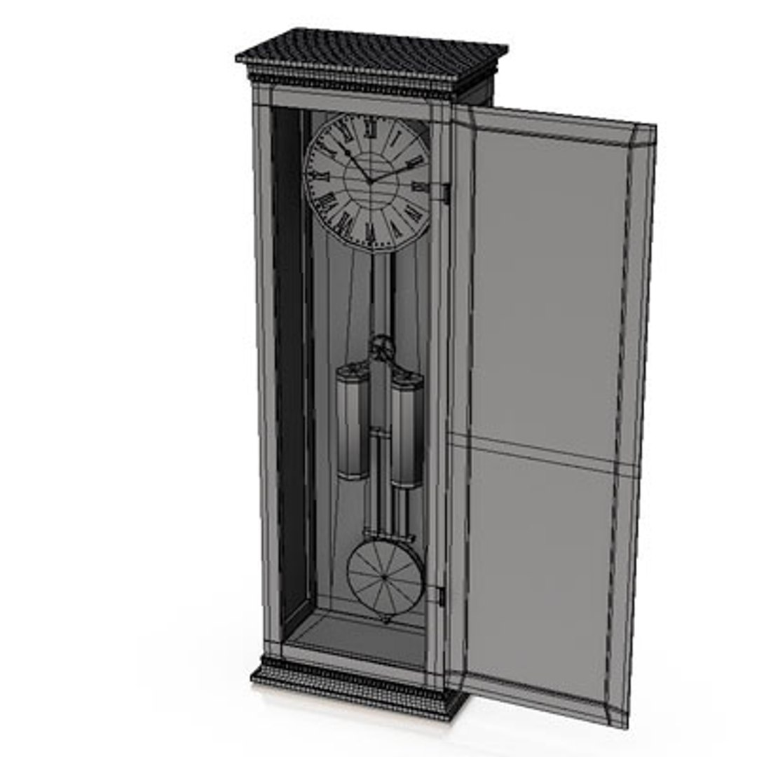 maya grandfather clock standing base