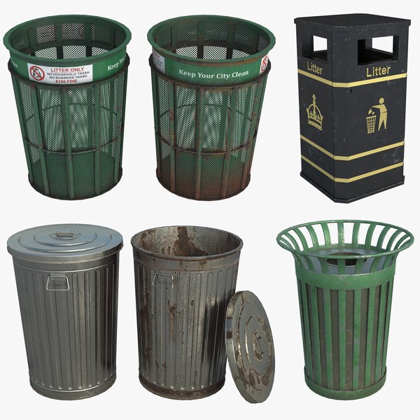 Free 3D Trash-Can Models | TurboSquid