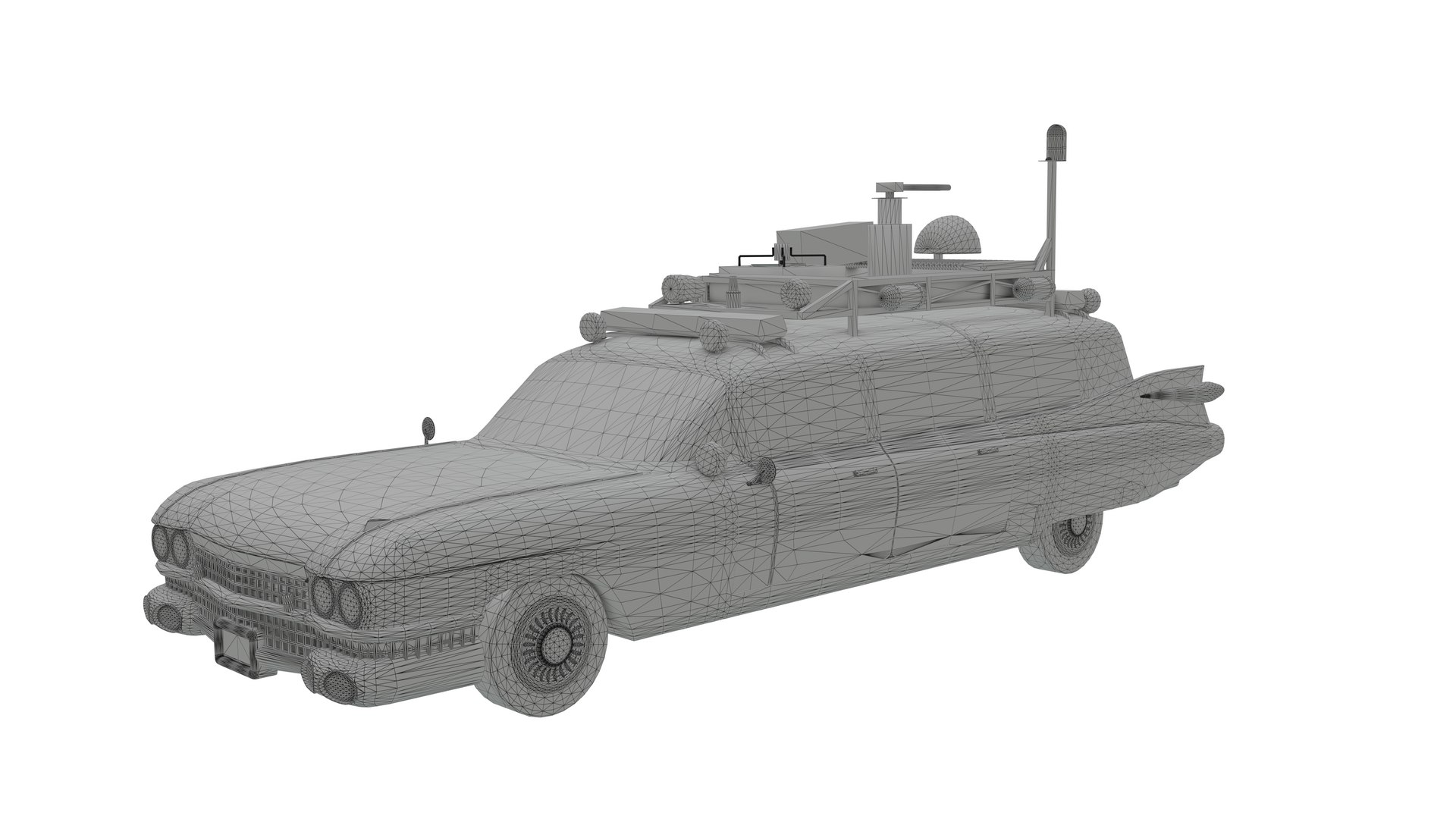 Ecto 1 Miller Meteor 3d Model