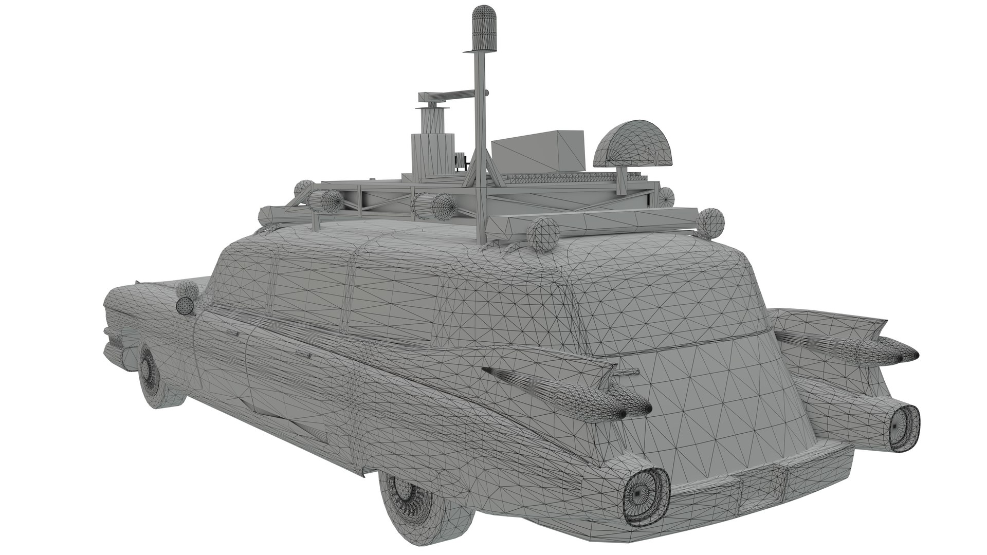 Ecto 1 Miller Meteor 3d Model