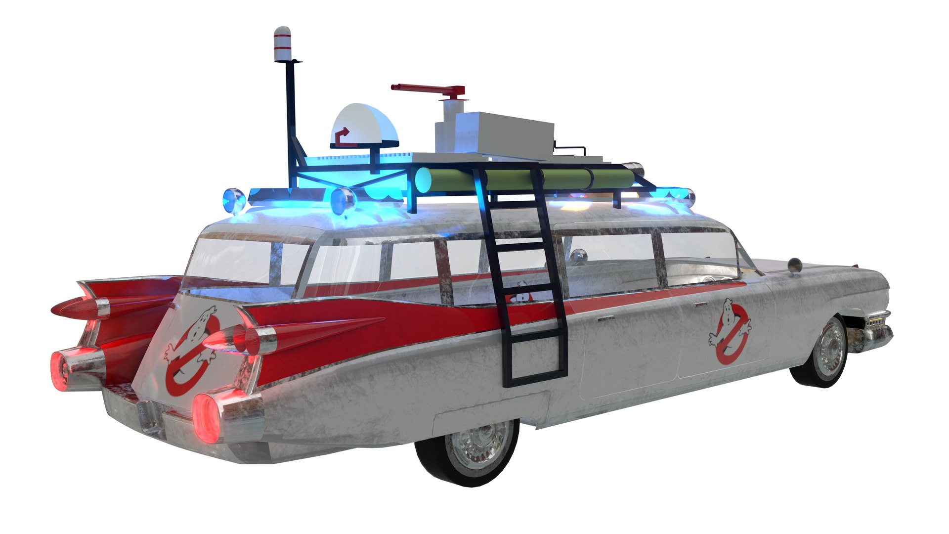 Ecto 1 Miller Meteor 3d Model