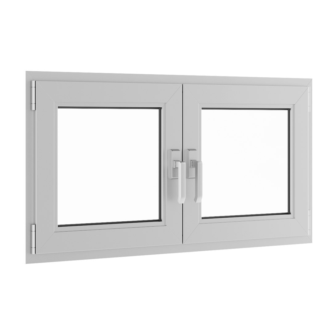 3d model openable metal window 1180mm