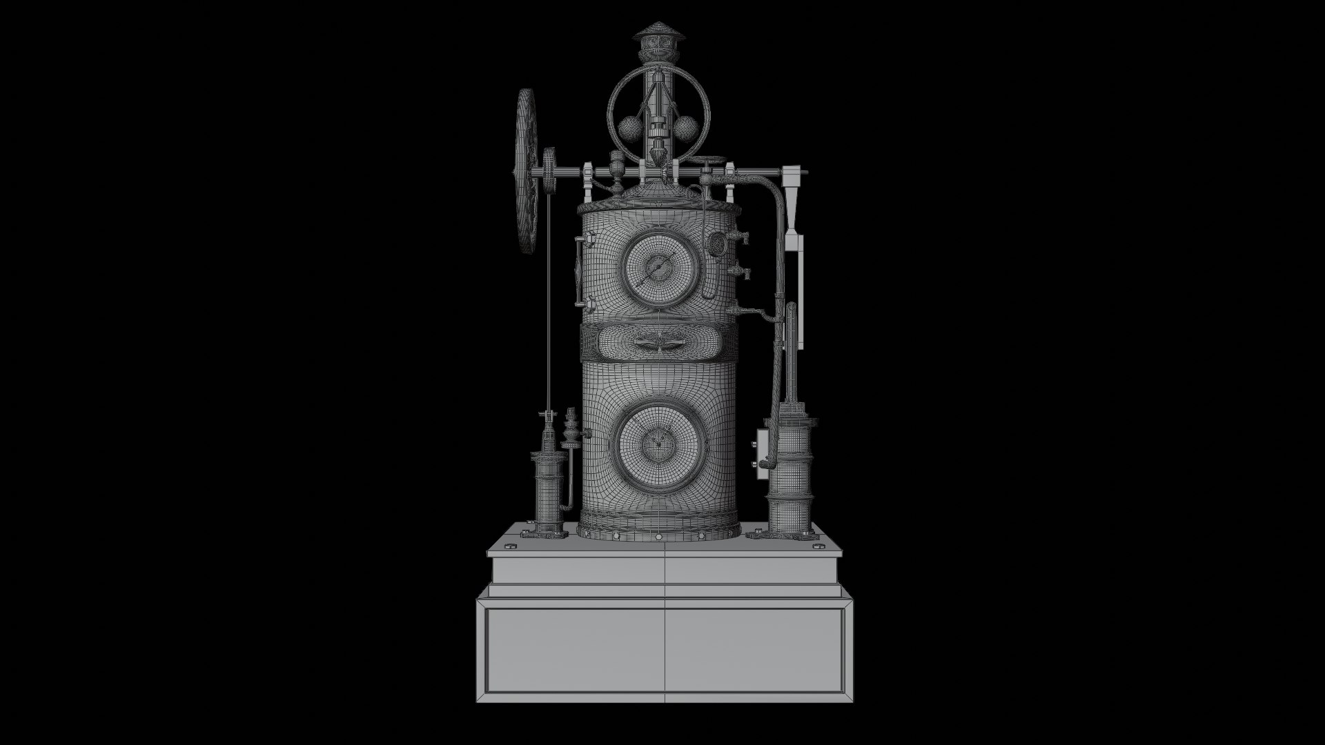 Steampunk Engine 3D Model - TurboSquid 1893435