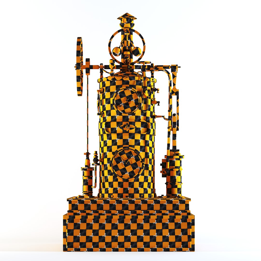Steampunk Engine 3D Model - TurboSquid 1893435