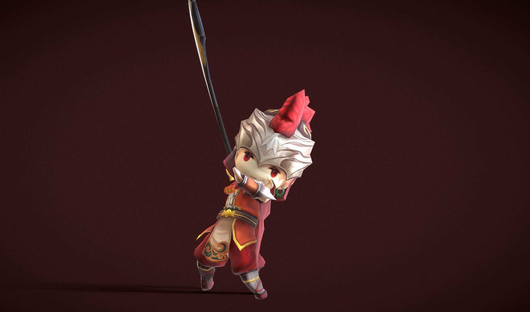 3D Three Kingdoms - Zhou Tai Model - TurboSquid 2015602