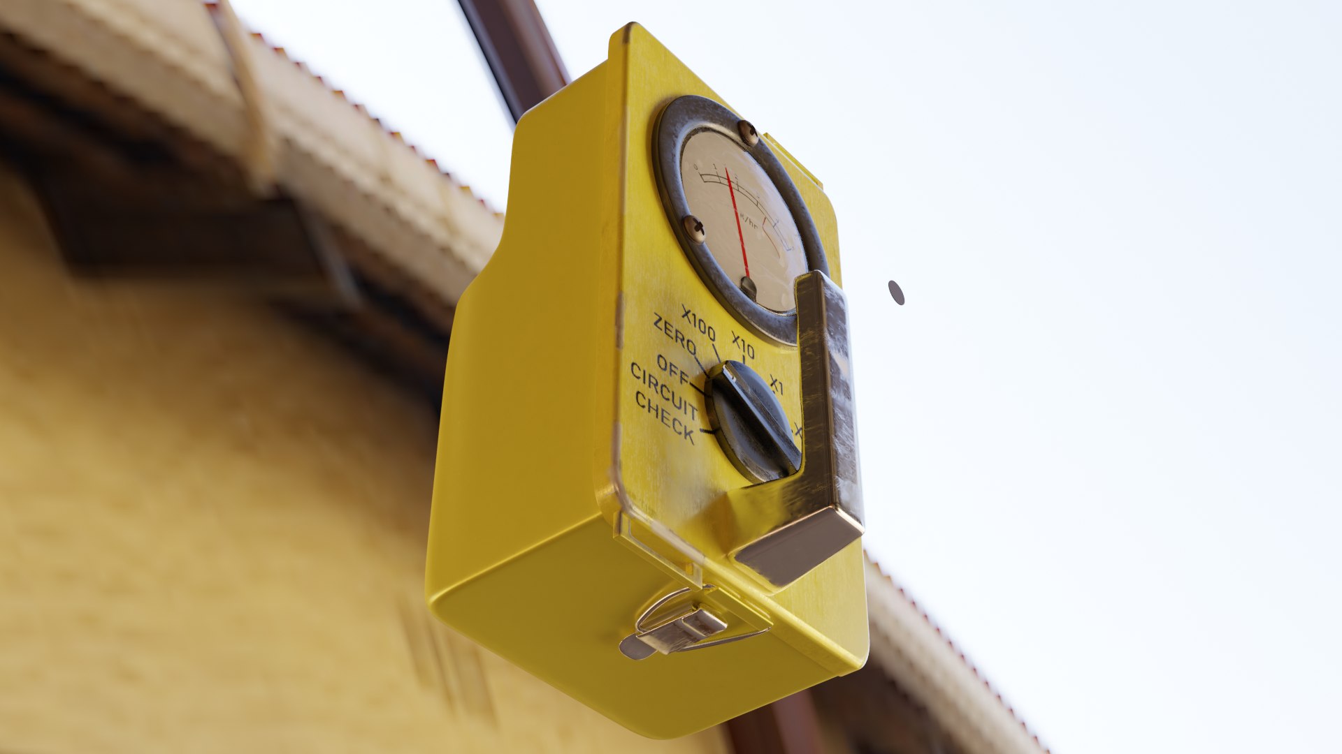 3D Yellow Geiger Counter - TurboSquid 1660635