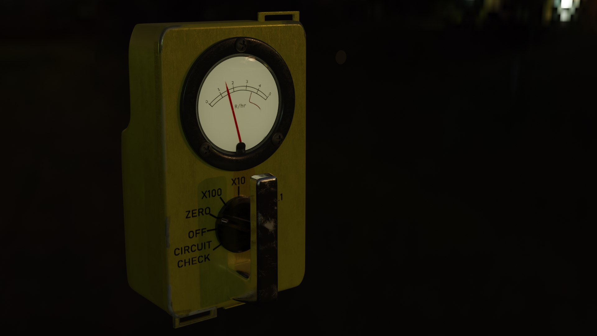 3D Yellow Geiger Counter - TurboSquid 1660635