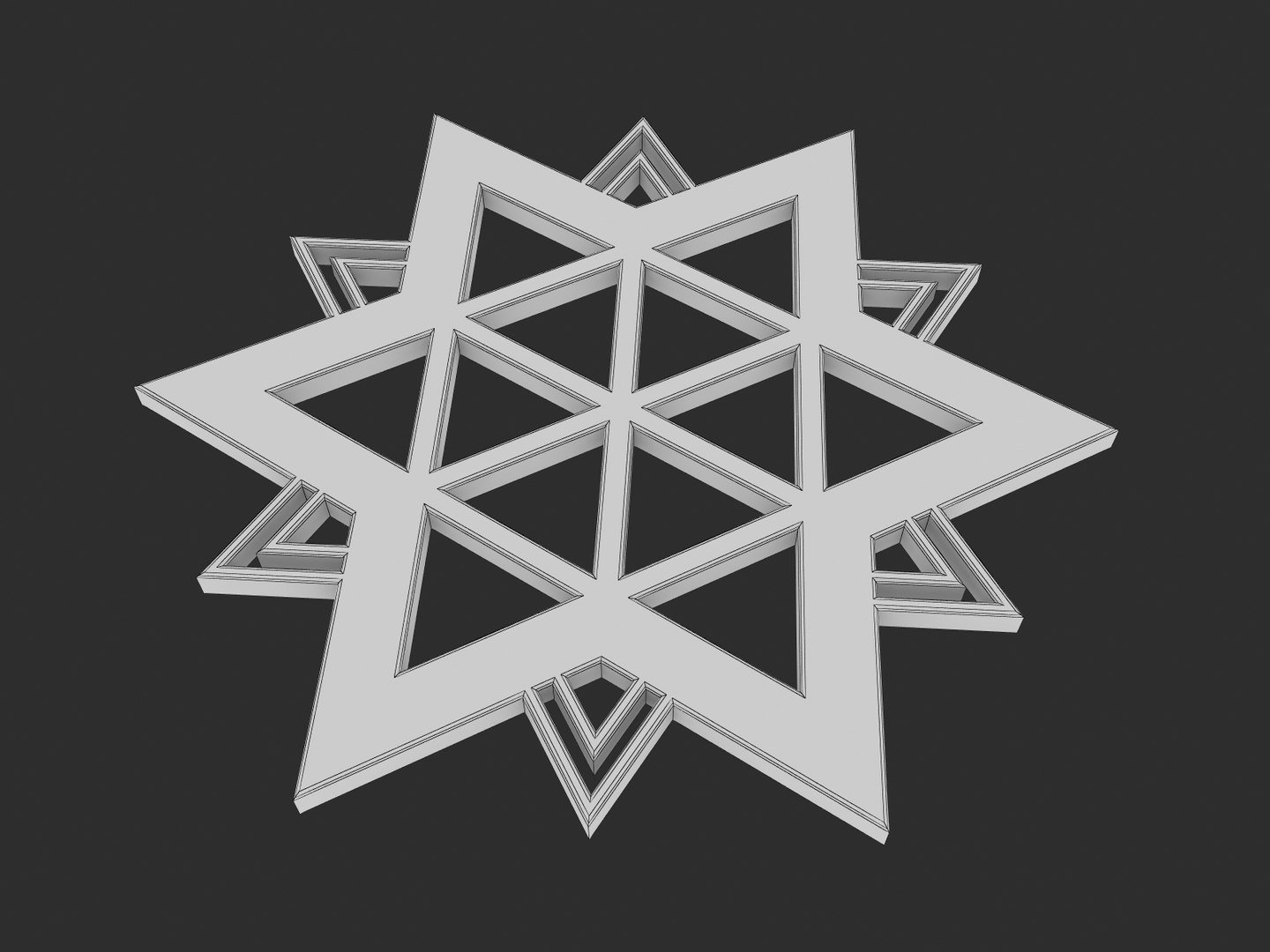 Star David 3D Model - TurboSquid 1429650