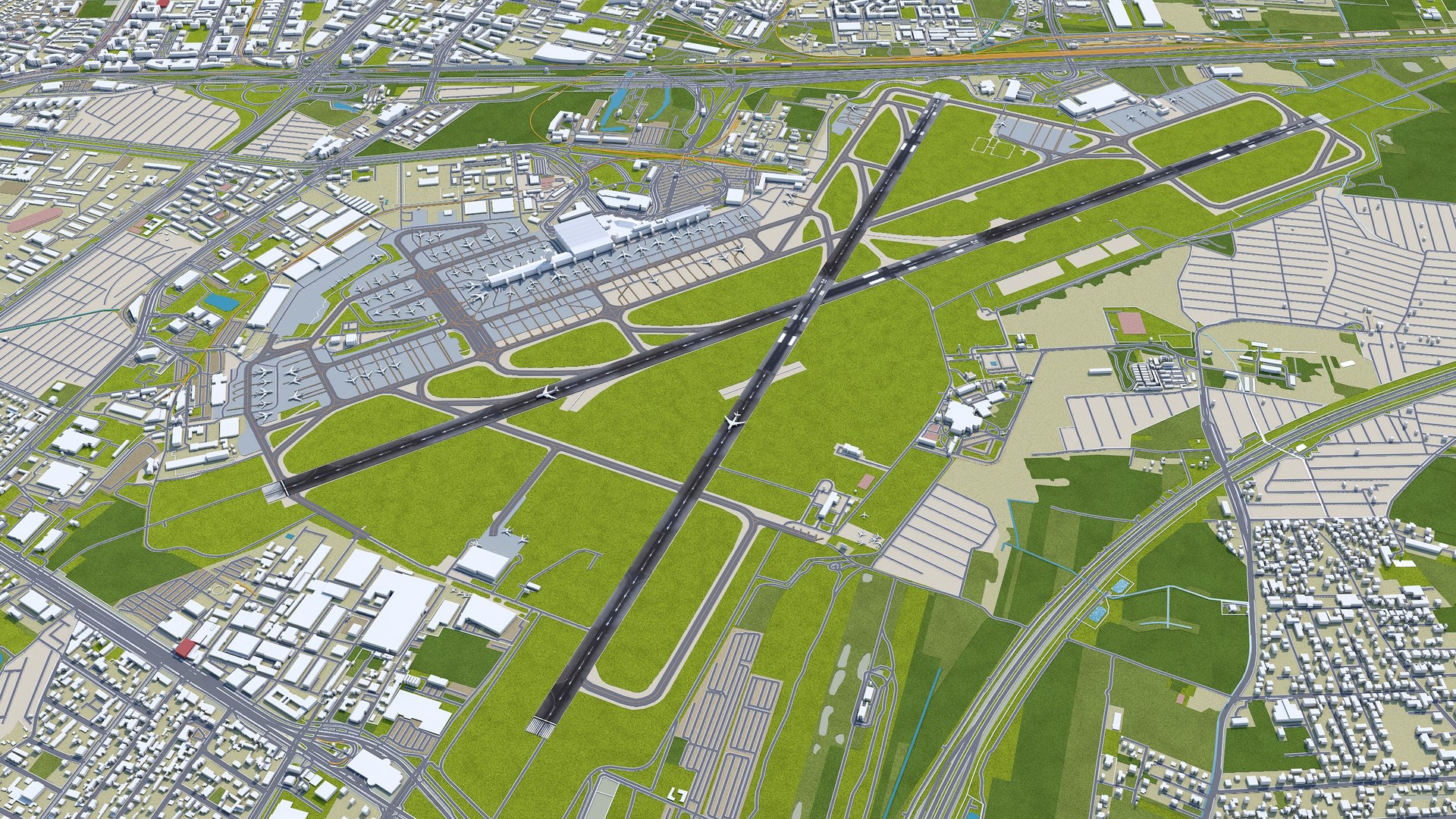 Warsaw Chopin Airport Model - TurboSquid 2005546
