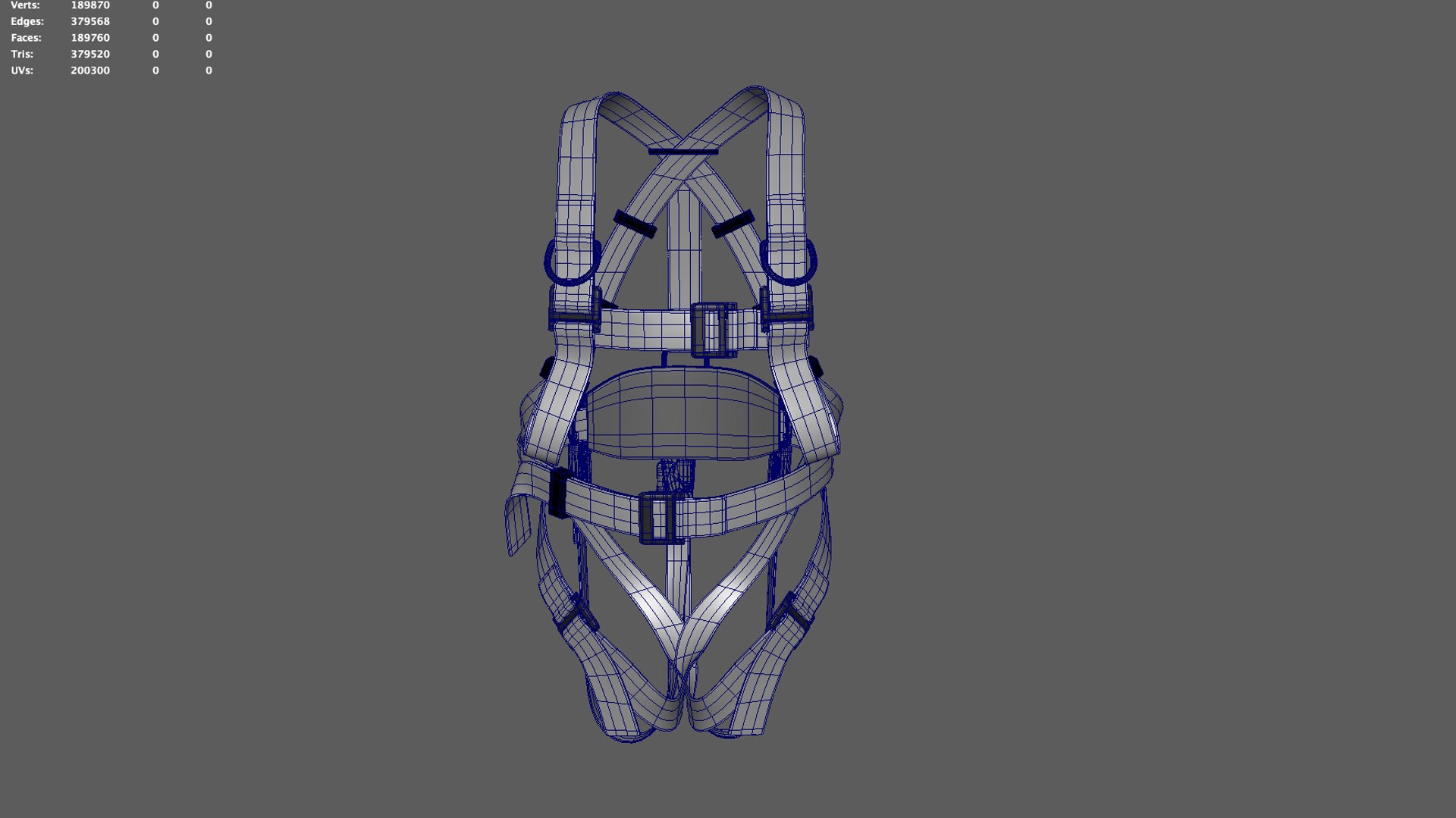 Safety Harness Model - TurboSquid 1176140