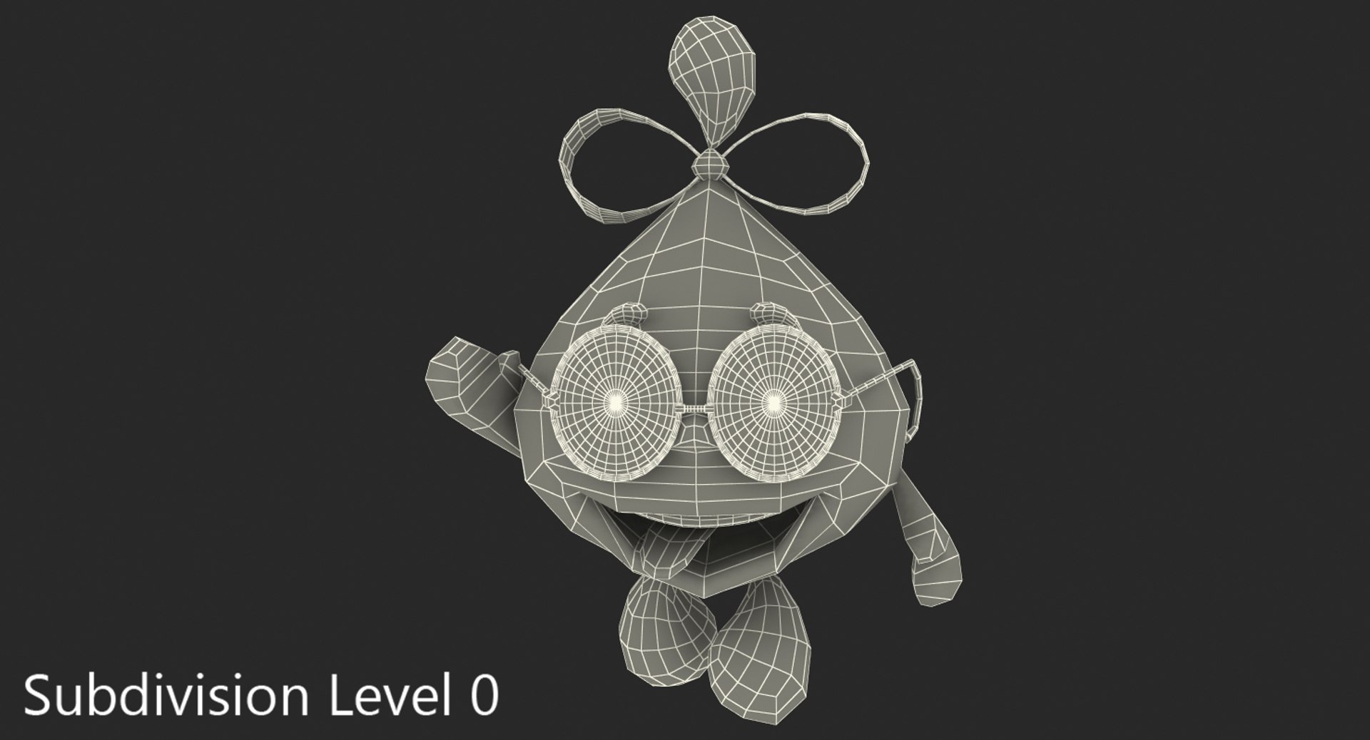 3D Water Drop Cartoon Lady Character Model - TurboSquid 1247889