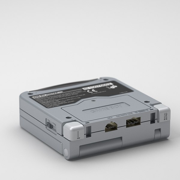 nintendo boy advance 3d max