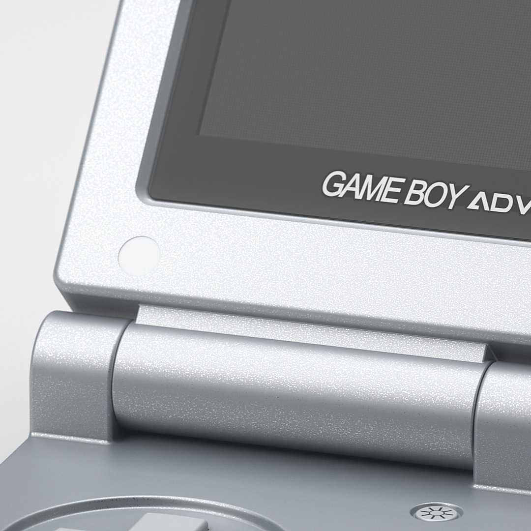 nintendo boy advance 3d max