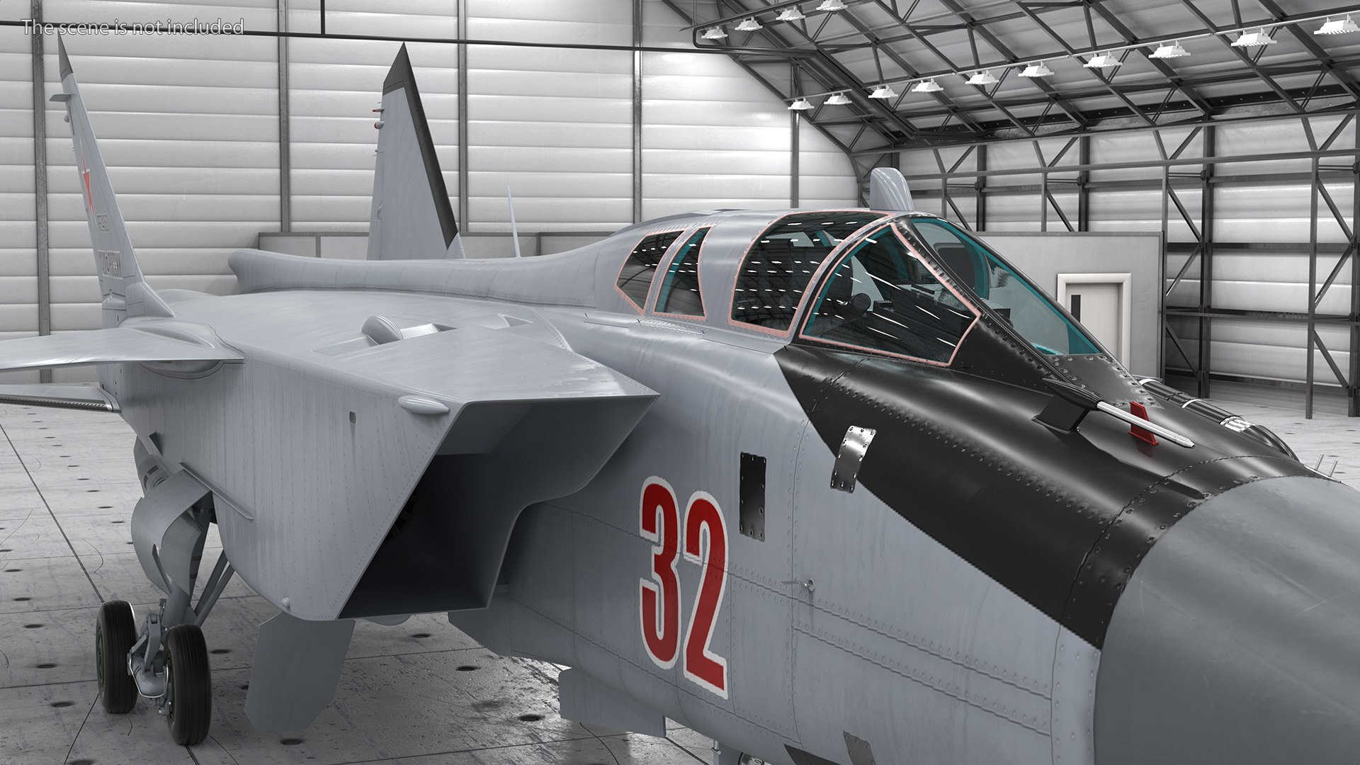3D Mikoyan MiG-31 Supersonic Interceptor Aircraft Rigged For Maya ...