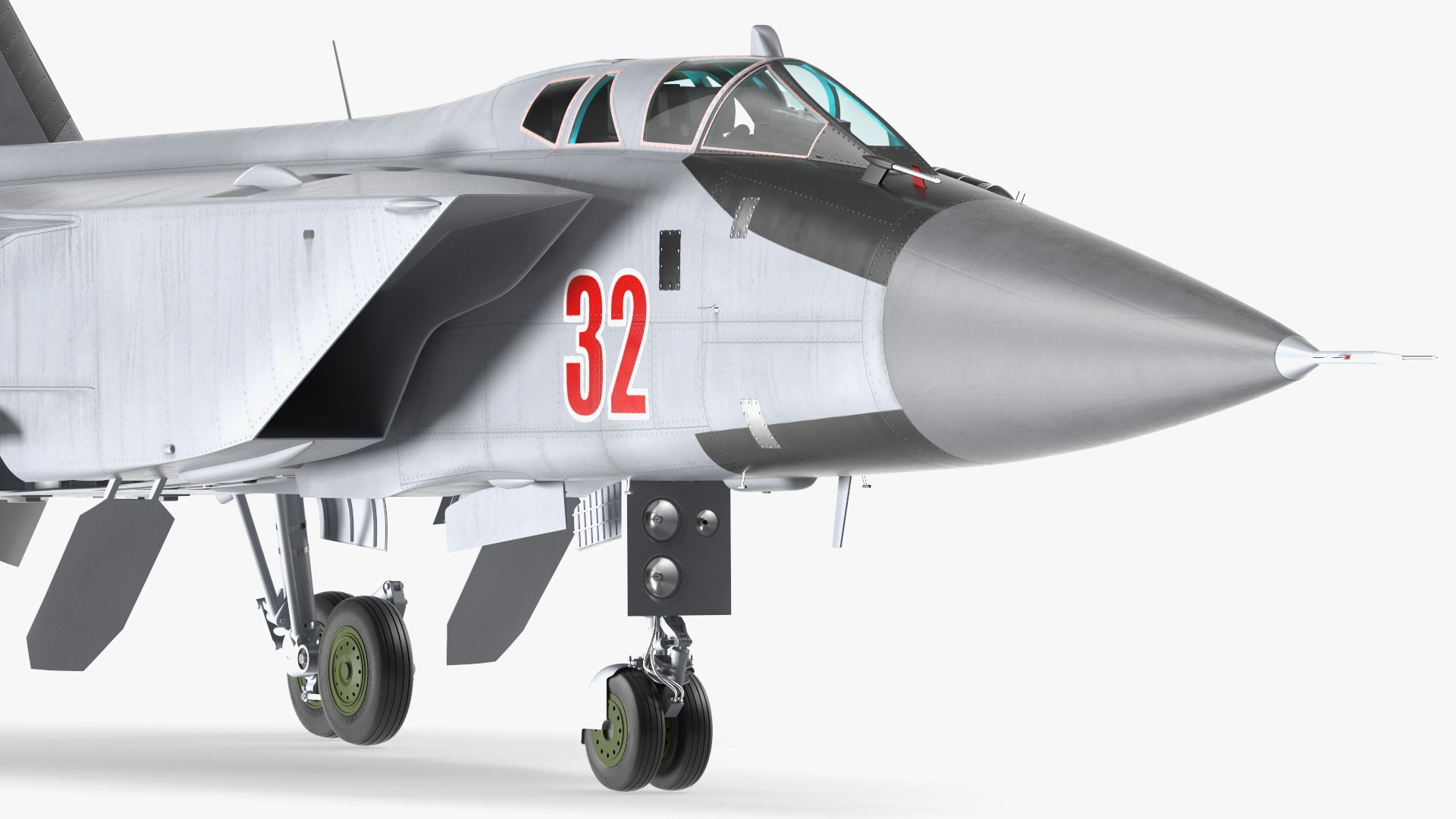 3D Mikoyan MiG-31 Supersonic Interceptor Aircraft Rigged For Maya ...